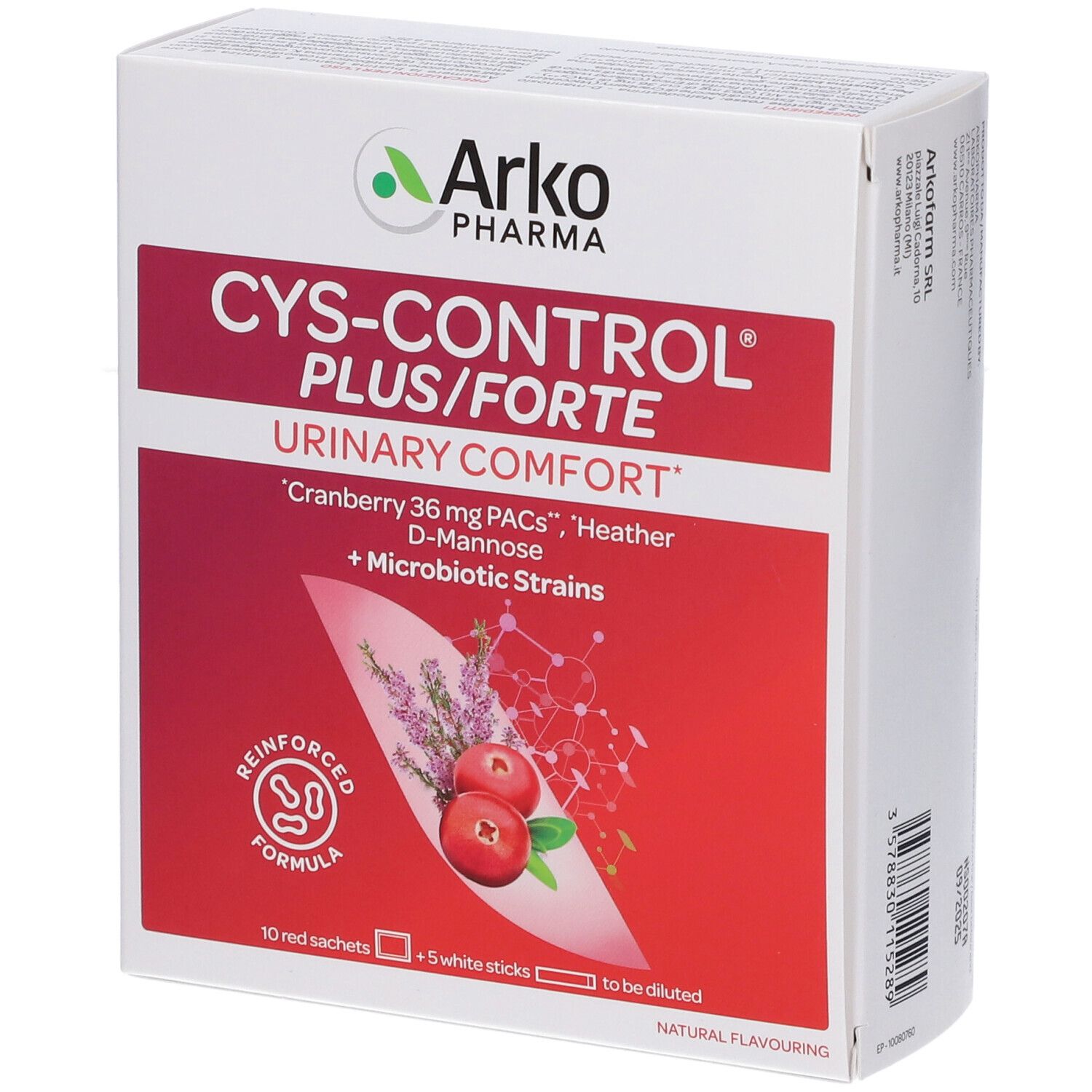 Arkopharma CYS-CONTROL® Forte Probiotici 15 Bustine 15 pz - Redcare