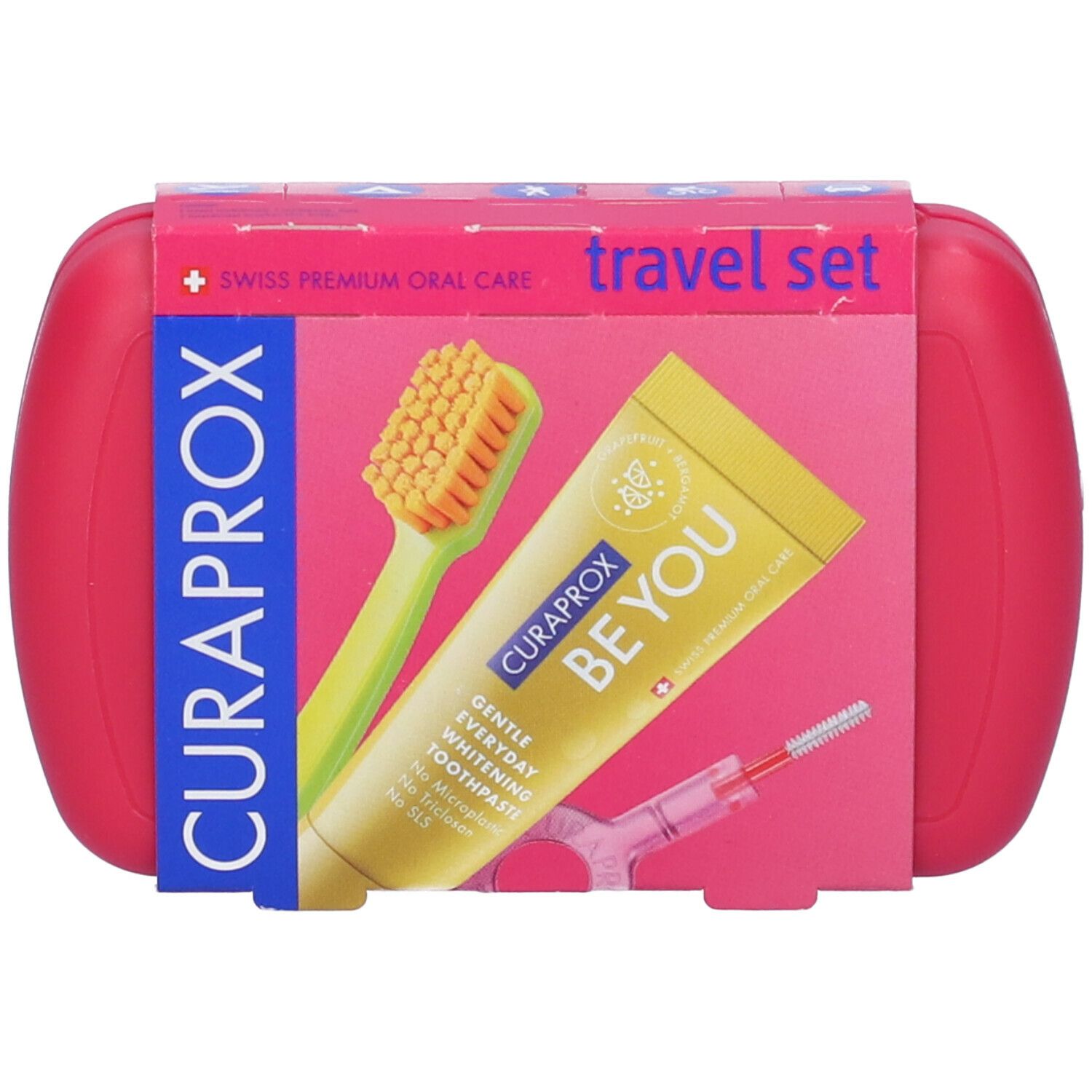 Curaprox Travel Set Magenta 1 pz - Redcare