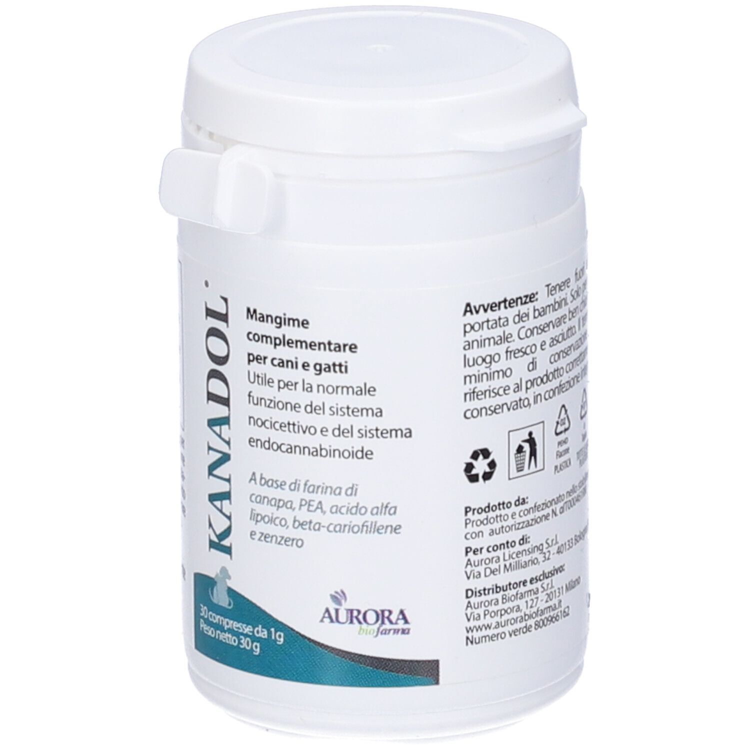 Aurora Biofarma Kanadol Compresse 30 pz - Redcare