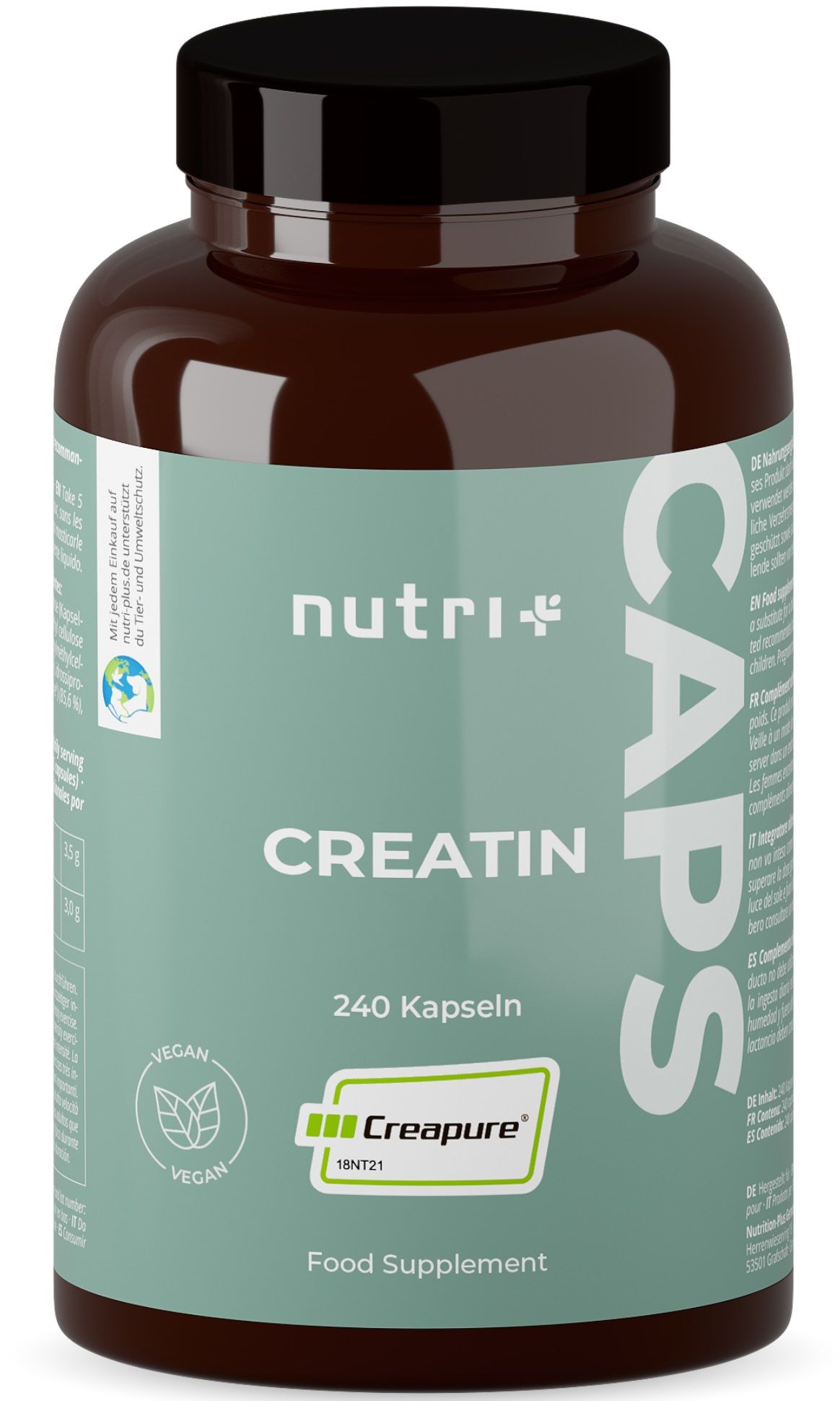 Nutri+ Creatin-Monohydrat (Creapure®) 240 St - Shop Apotheke