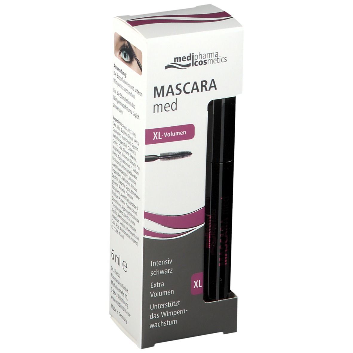 medipharma cosmetics Mascara med XL-Volumen 6 ml - Shop Apotheke
