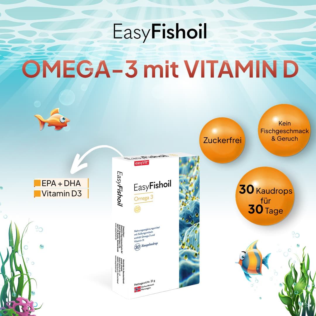 EasyFishoil Adult Omega 3 für Erwachsene , hochdosiert 30 St - Shop ...