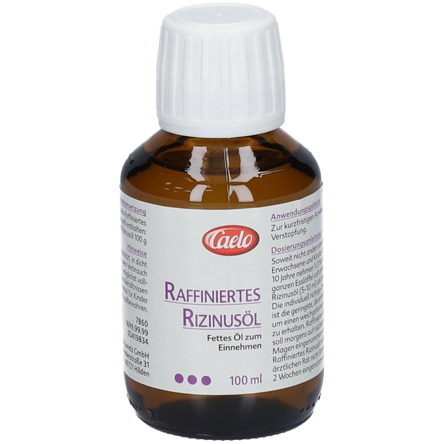 CAELO Raffiniertes Rizinusöl 100 ml - Shop Apotheke