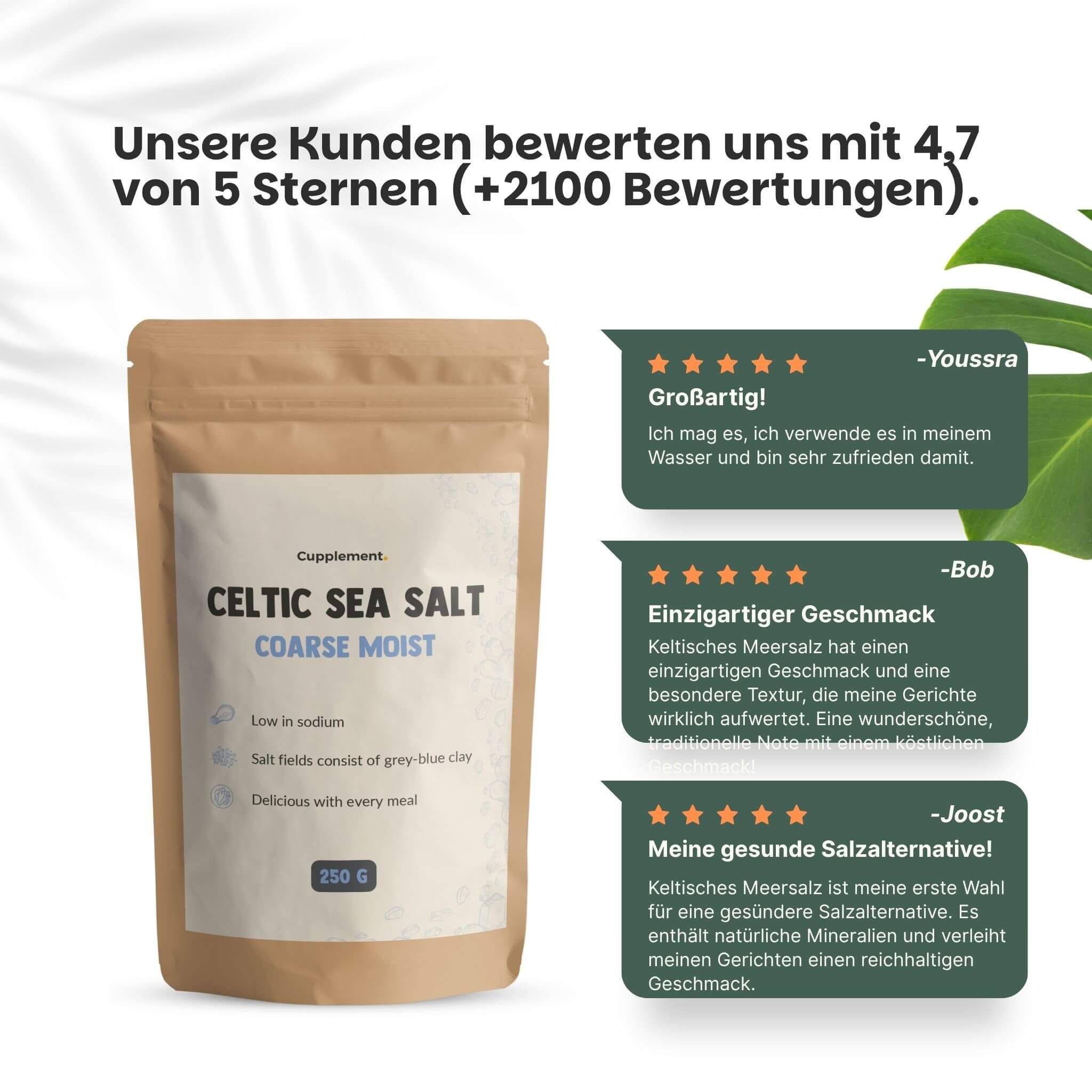 Cupplement - Keltisches Meersalz 250 g 1000 g - Shop Apotheke
