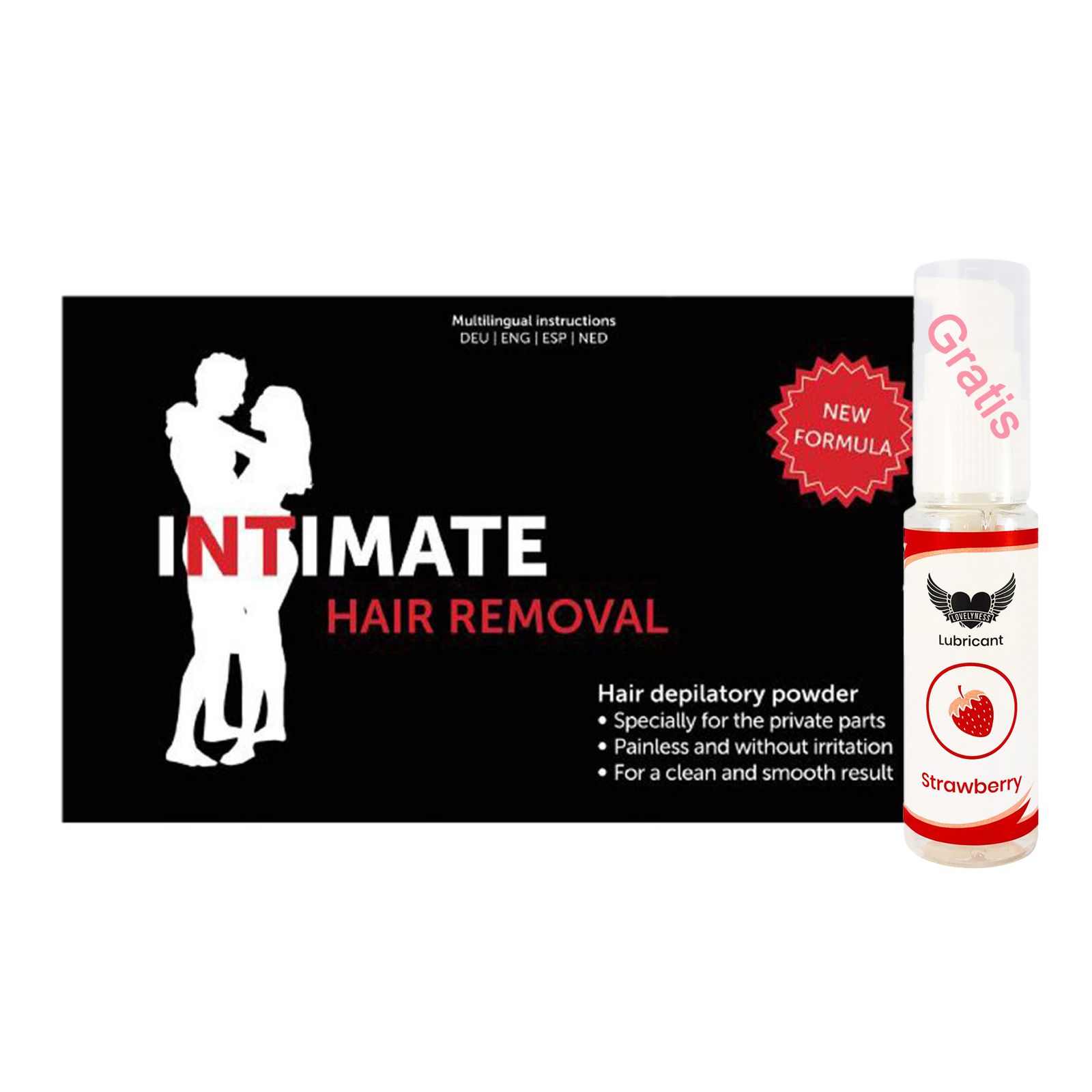 Intimate - Haarentfernungspulver für den Intimbereich Enthaarungscreme ...
