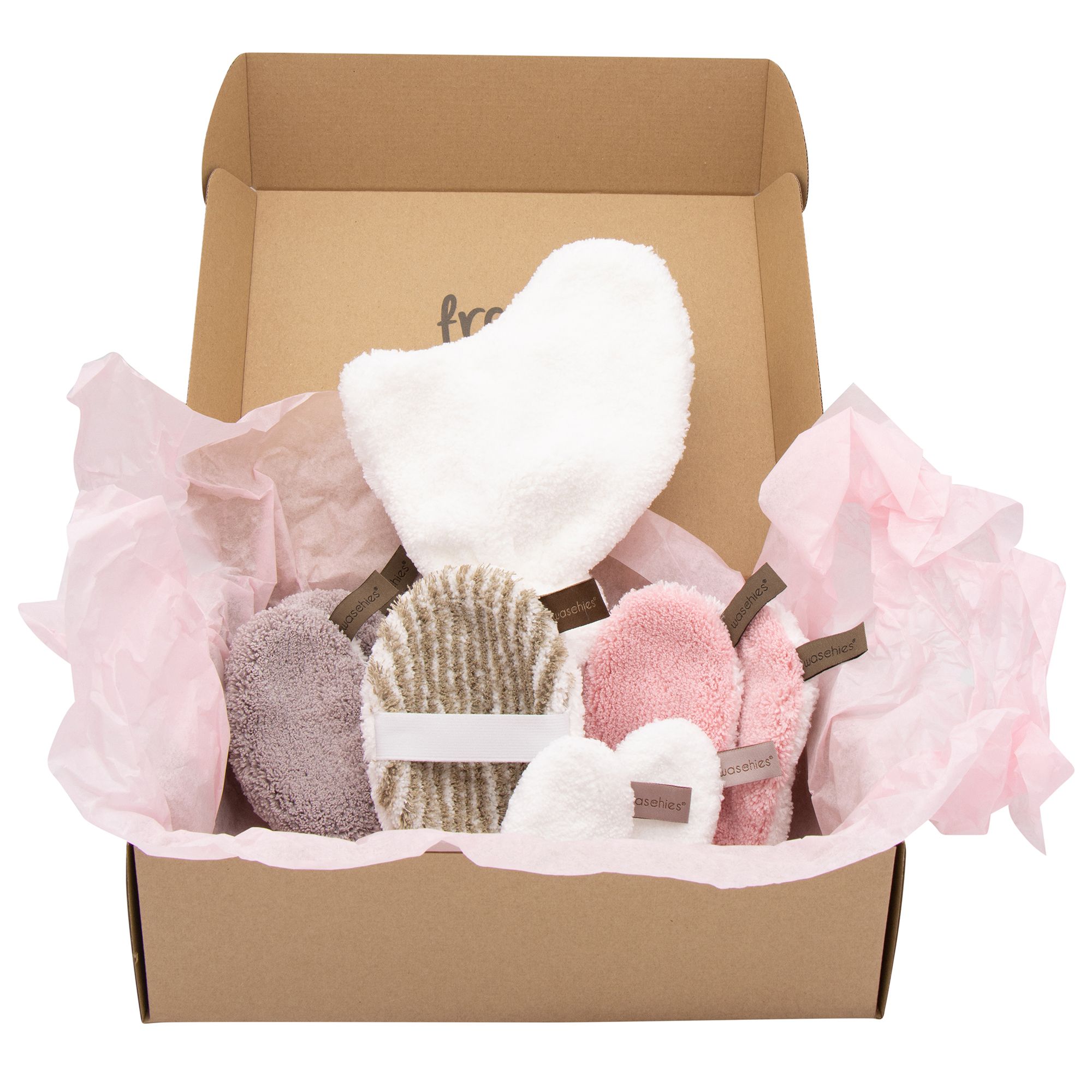 waschies Zero Waste Box - Set (Waschhandschuh, waschies, Peeling-Pad ...