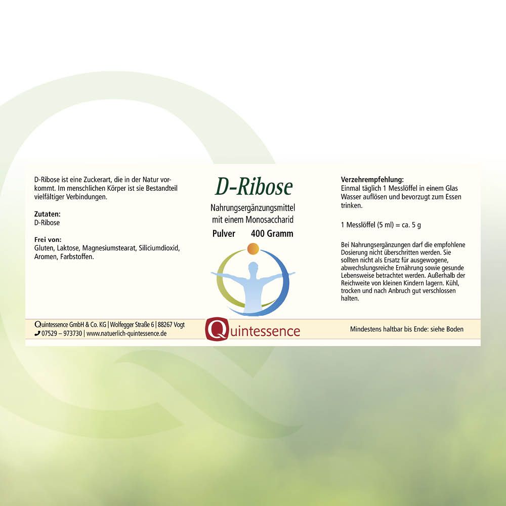 D-Ribose von Quintessence 400 g - Shop Apotheke