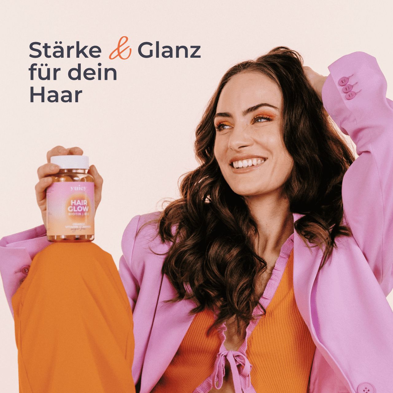 yuicy® Hair Glow - Biotin Gummies für Haarwachstum 120 St - Shop Apotheke