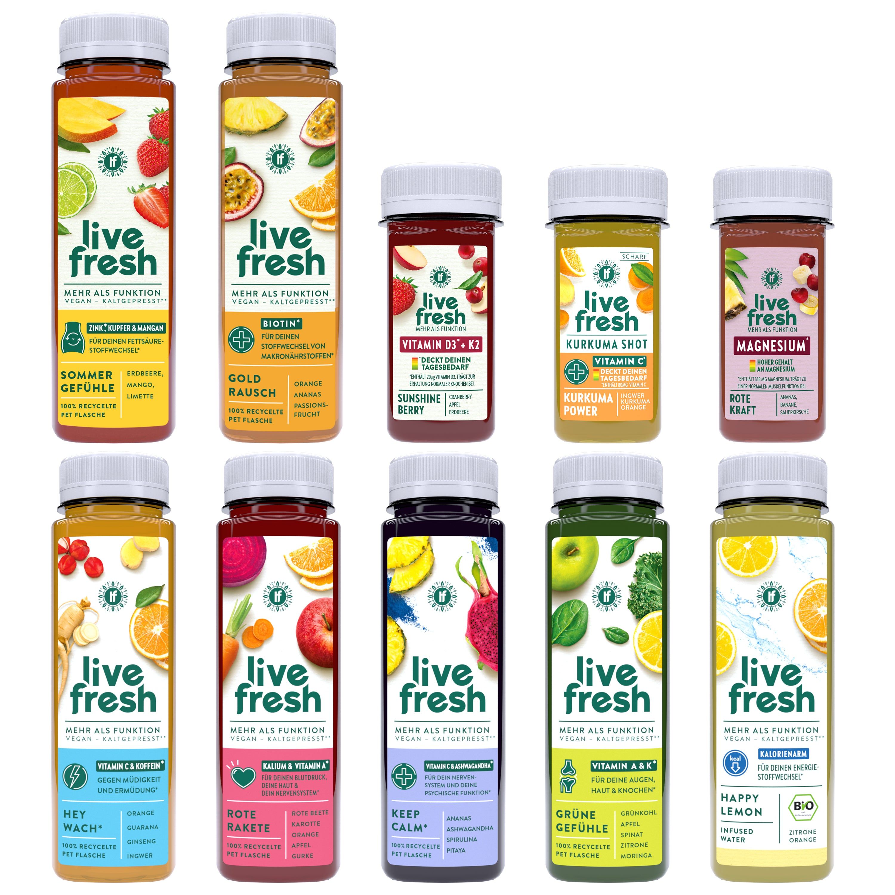 LiveFresh Klassische Saftkur - 3 Tage (inkl. 5,25€ Pfand) 1x3 St - shop ...