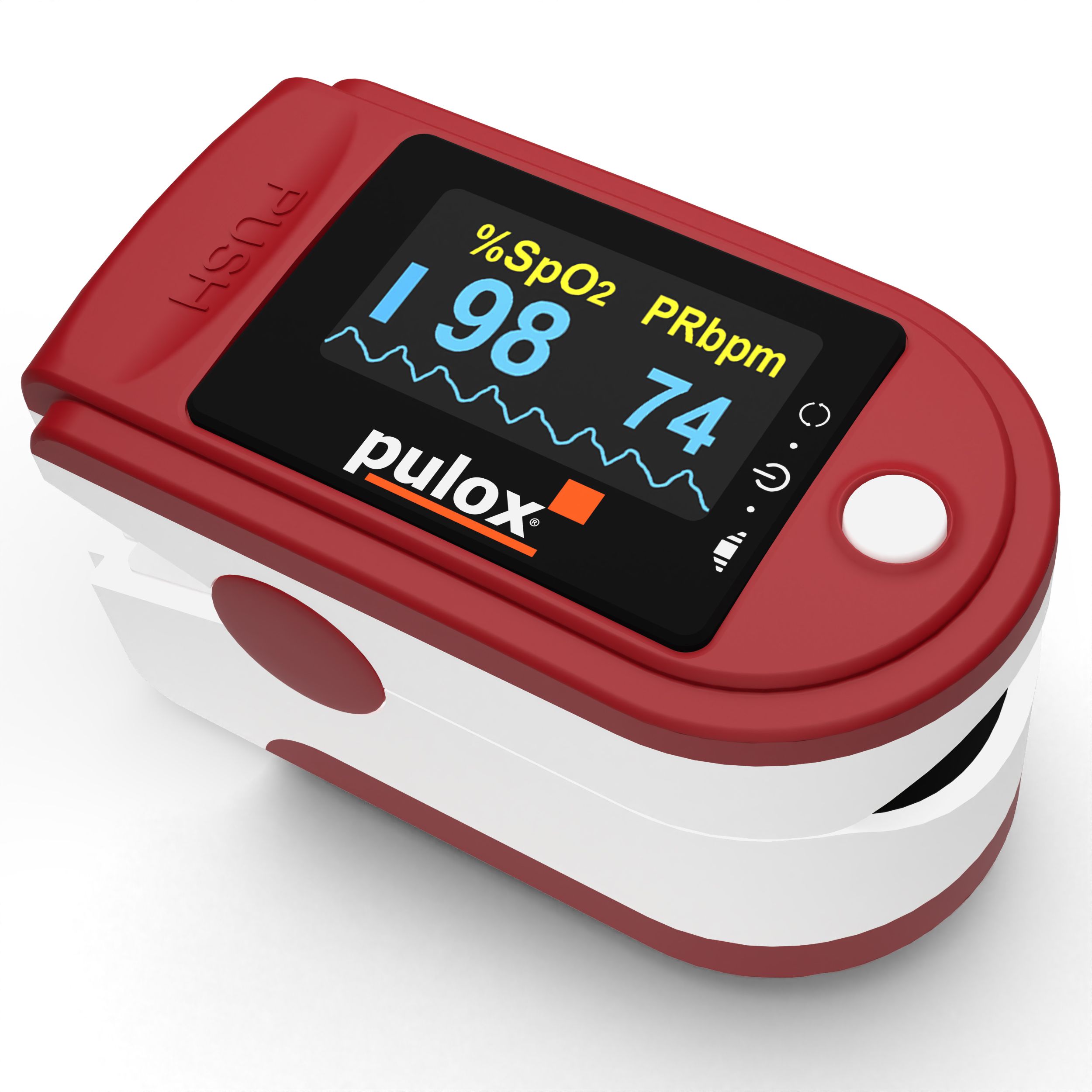 pulox - PO-200 Solo - Finger-Pulsoximeter - Rot 1 St - shop-apotheke.com