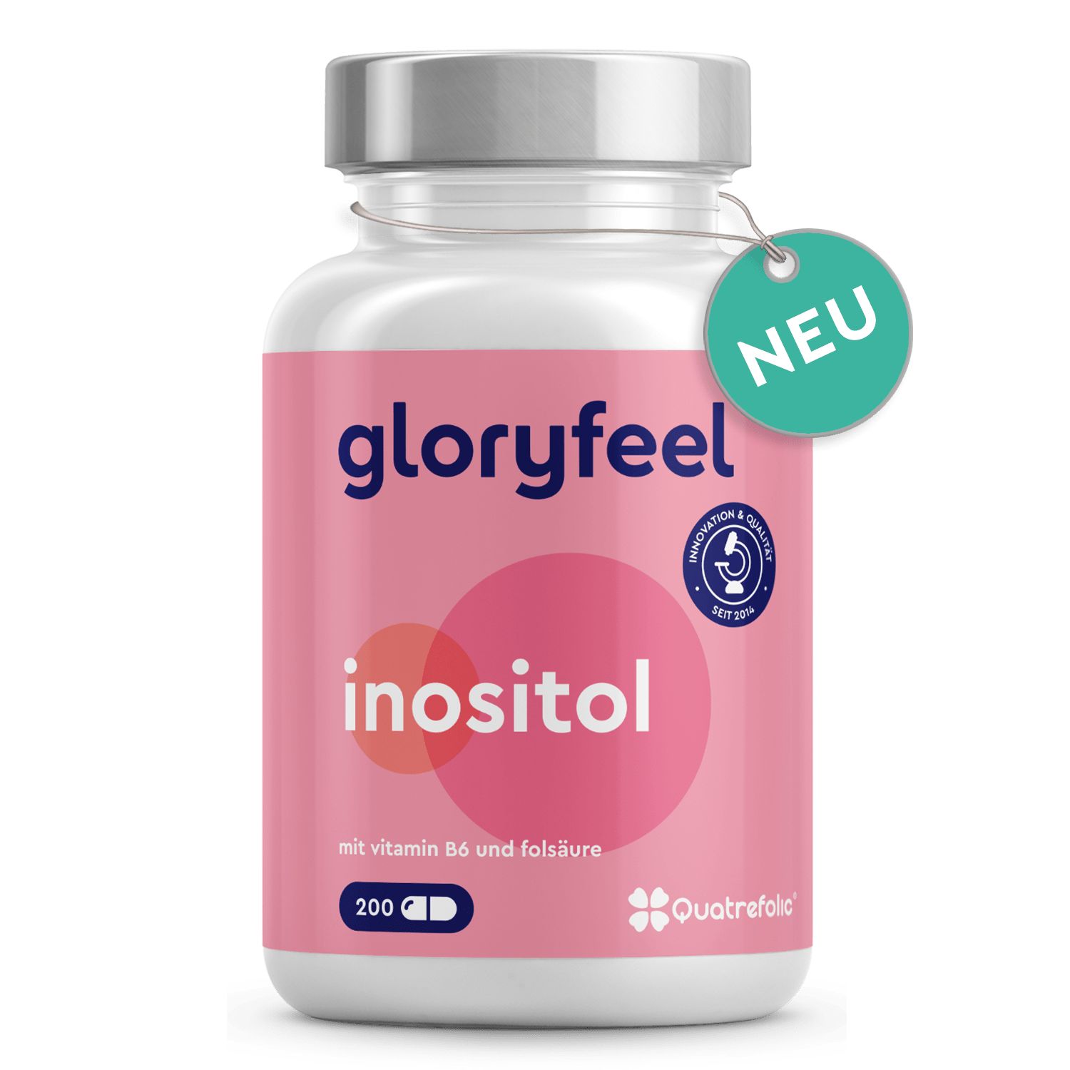 gloryfeel ® Inositol Kapseln - Myo Inositol mit Vitamin B6 und Folsäure ...