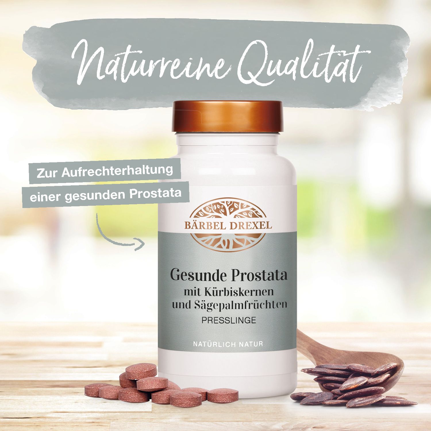 Bärbel Drexel Gesunde Prostata mit Kürbiskernen und Sägepalmfrüchten Presslinge 240 St - Shop ...
