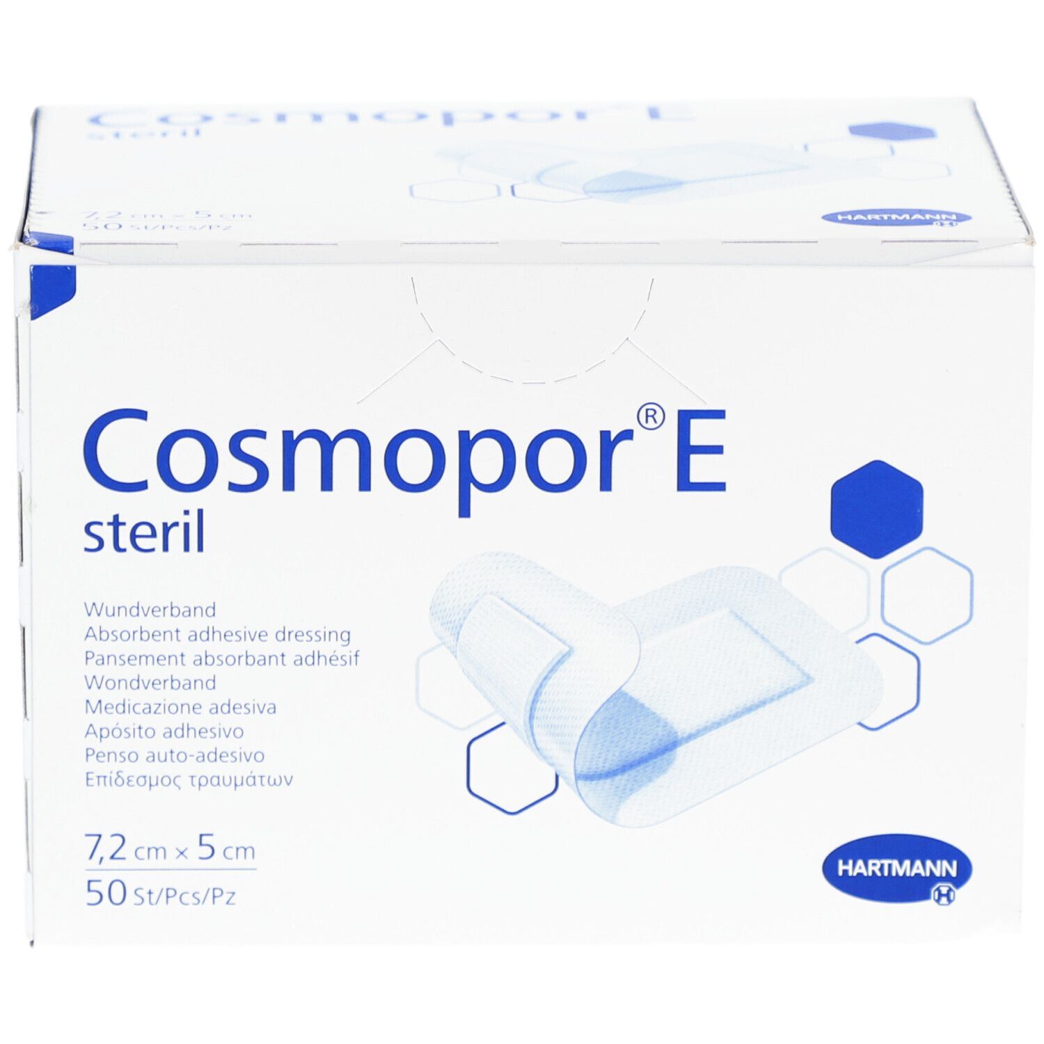 Hartmann Cosmopor® E Wundpflaster steril 50 Stück 7,2 x 5 cm 50 St ...