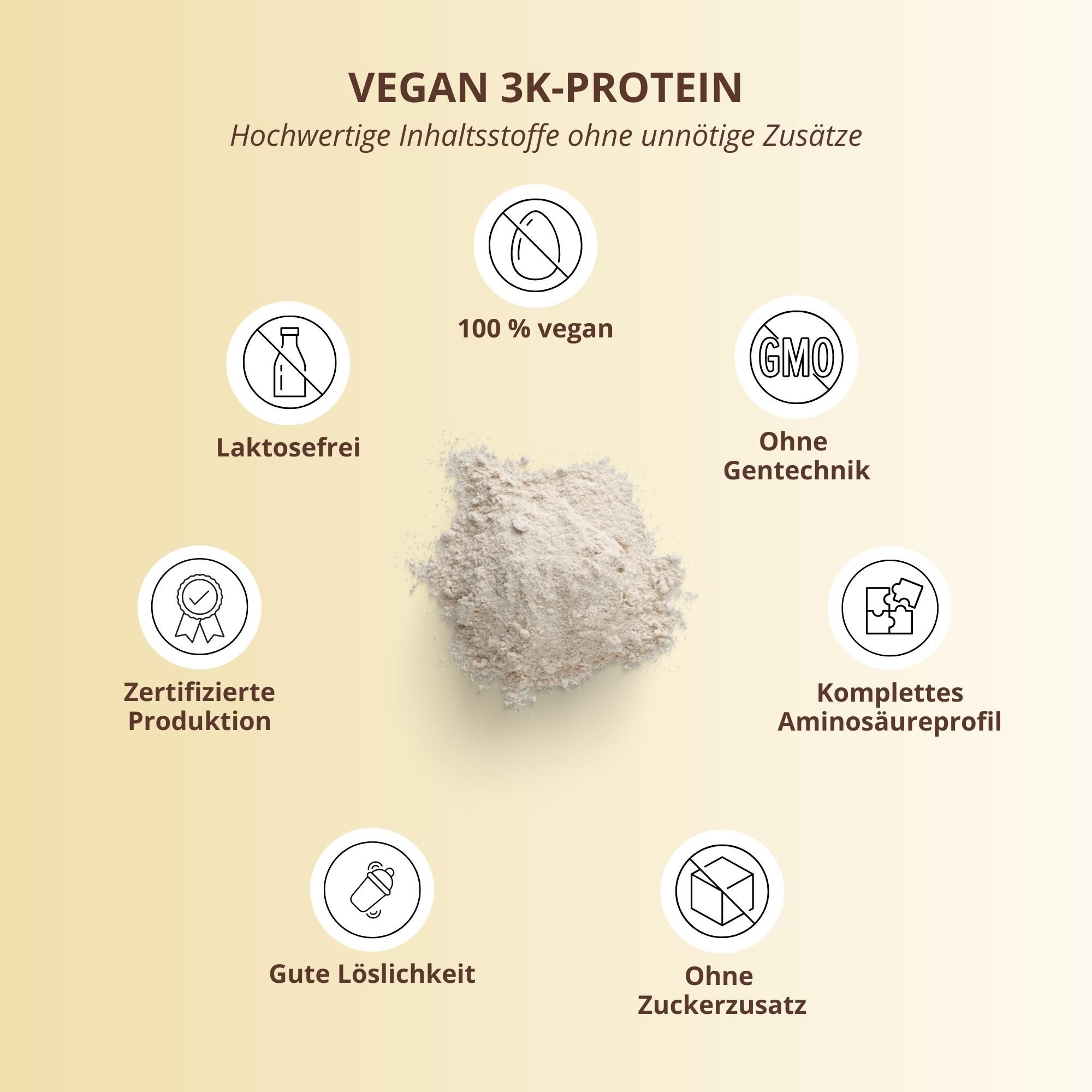 Nutri+ Vegan 3K Protein 1000 g - Shop Apotheke