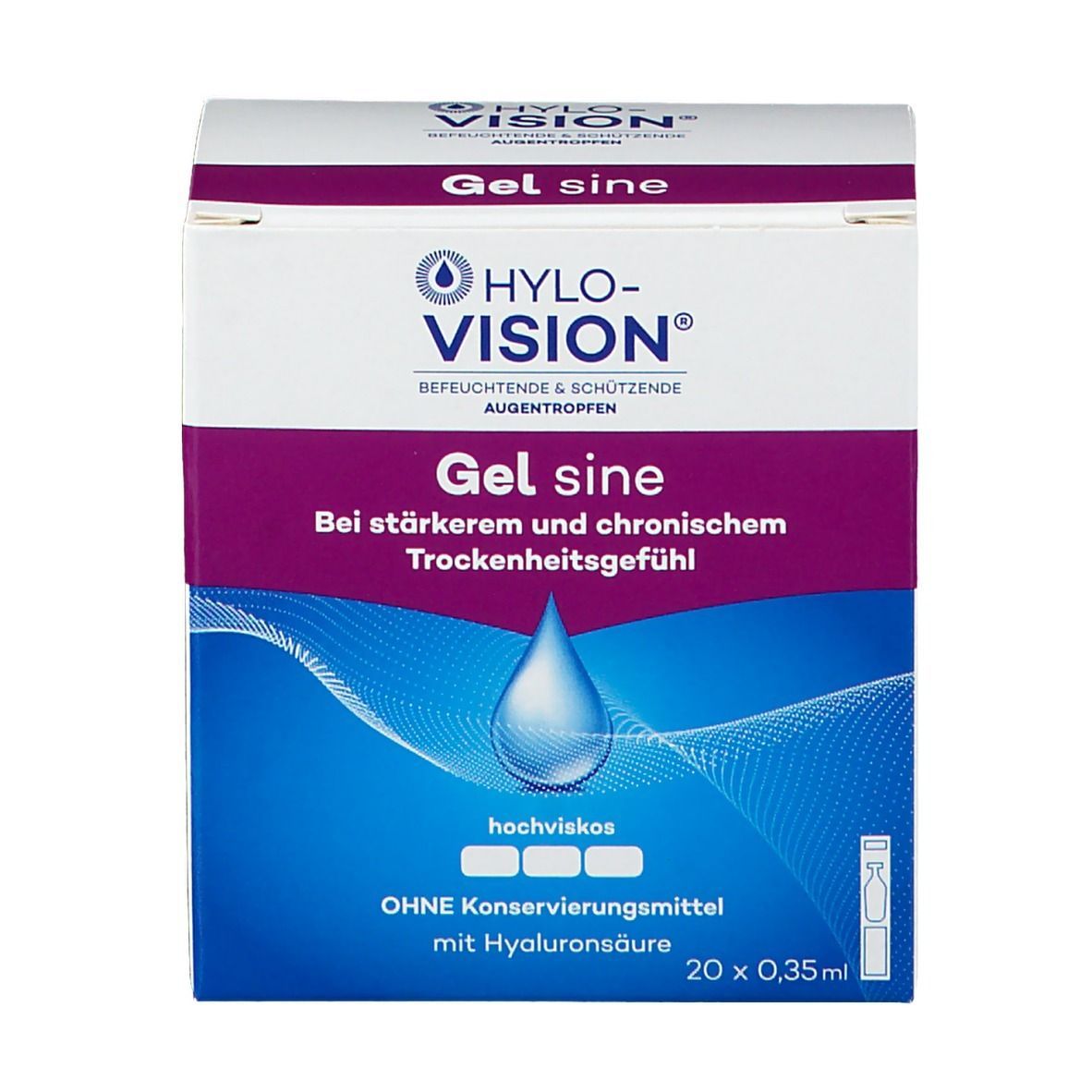 HYLO-VISION® Gel sine 20x0,35 ml - Shop Apotheke