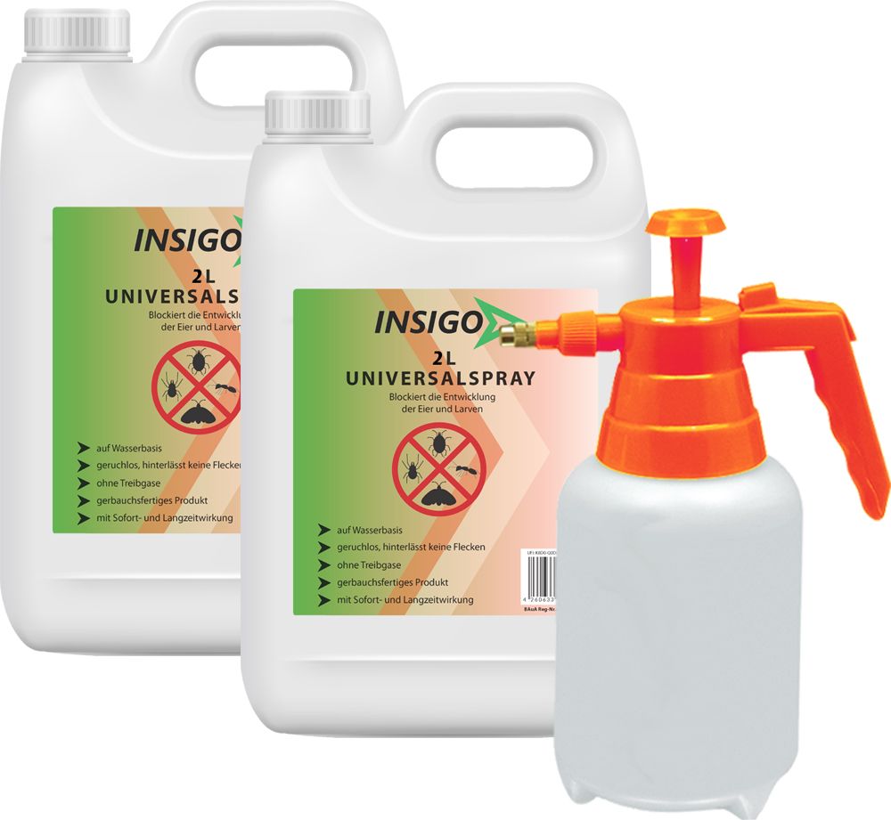INSIGO Universal Insektenspray mit 2L Drucksprüher 2x2 l - Shop Apotheke