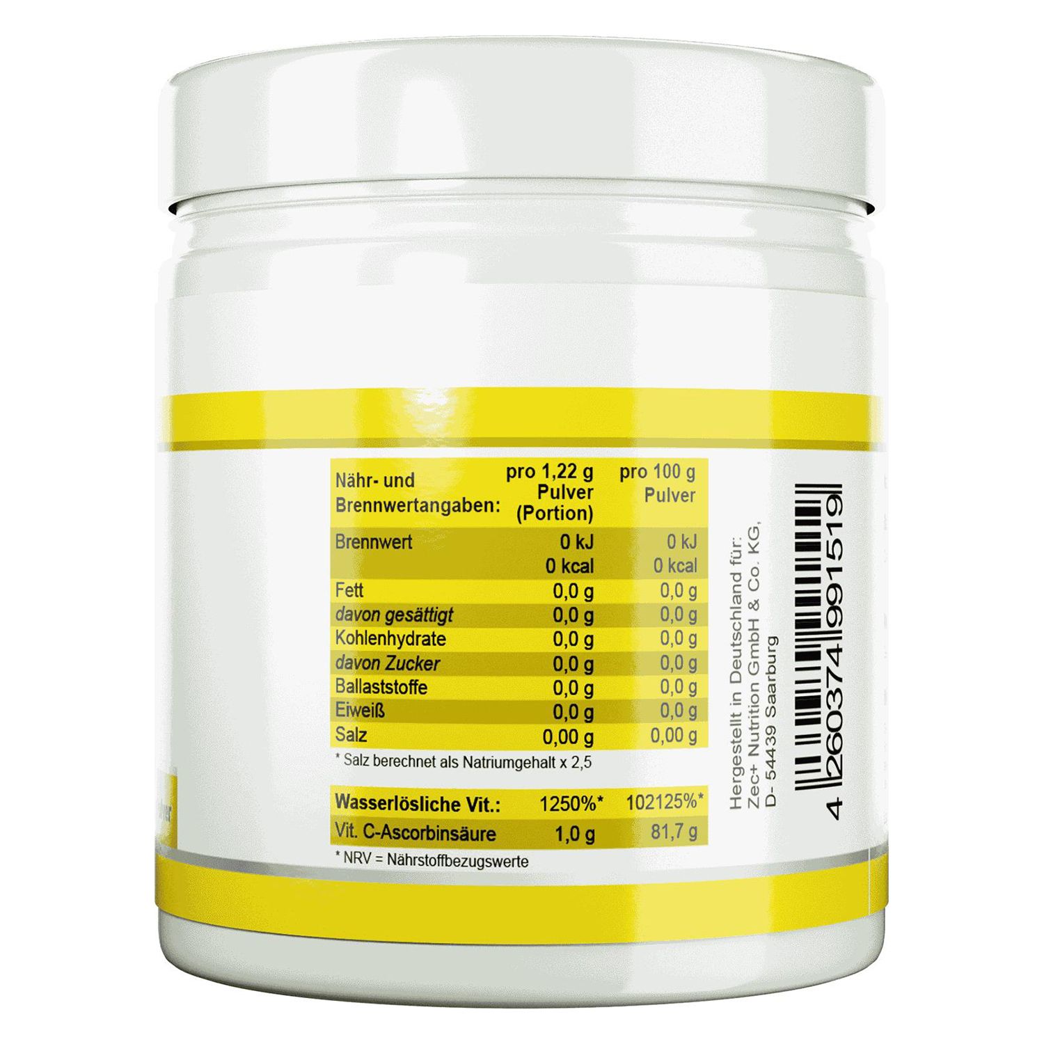 HEALTH+ CALCIUMASCORBAT 0,25 kg - Shop Apotheke