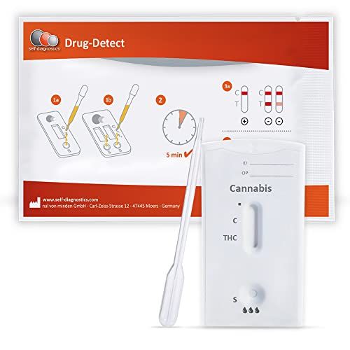 self-diagnostics Cannabis (THC) 50 ng/ml Drogentest Kassette 10 St ...
