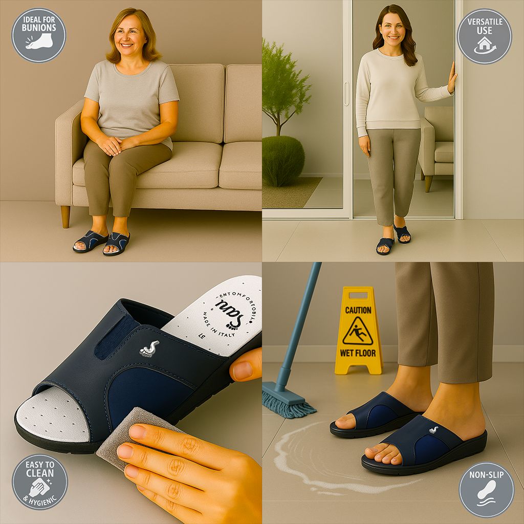 Sanì pantofola sanitaria da donna per alluce valgo 1 pz - Redcare