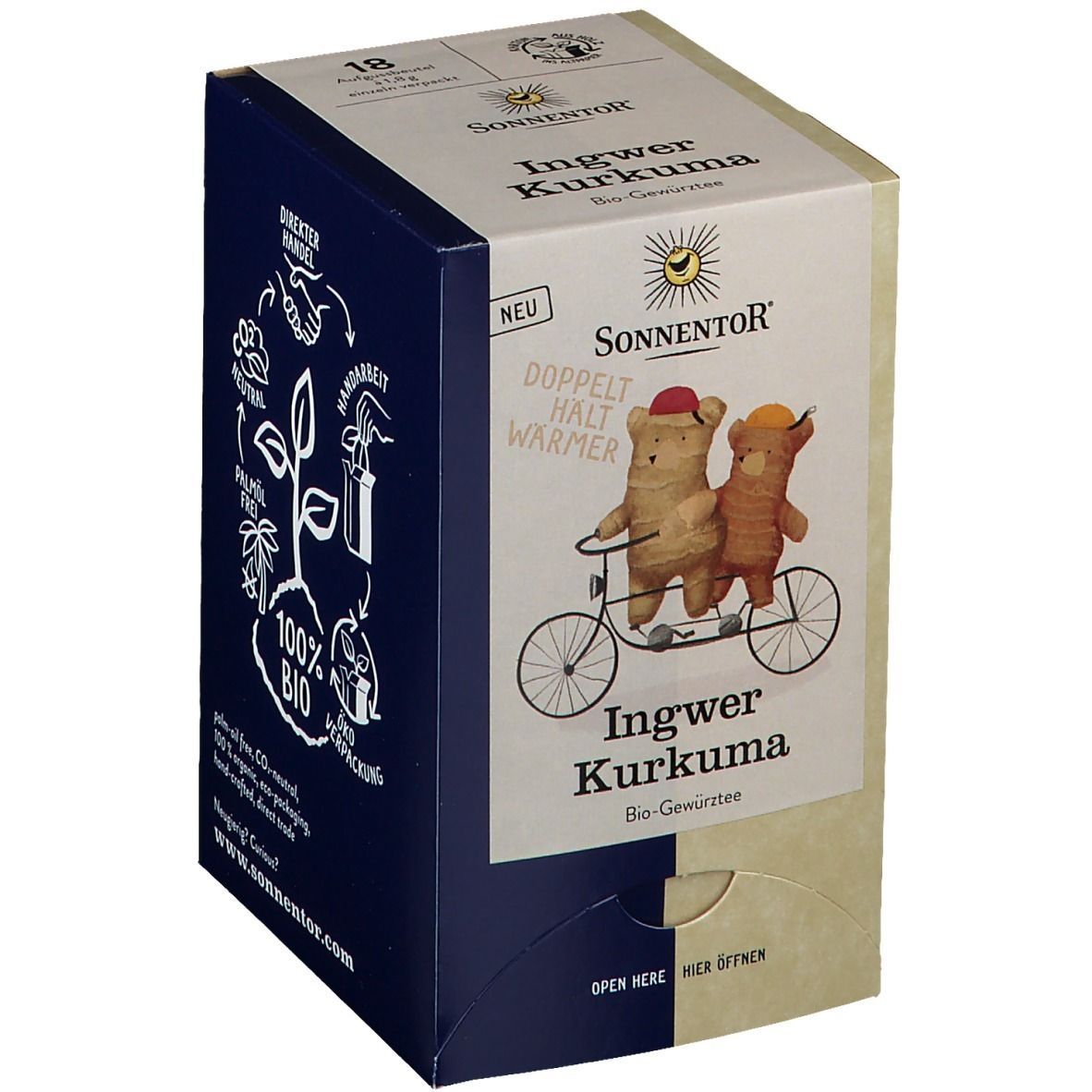 SonnentoR® Ingwer Kurkuma Tee 18 St - Shop Apotheke