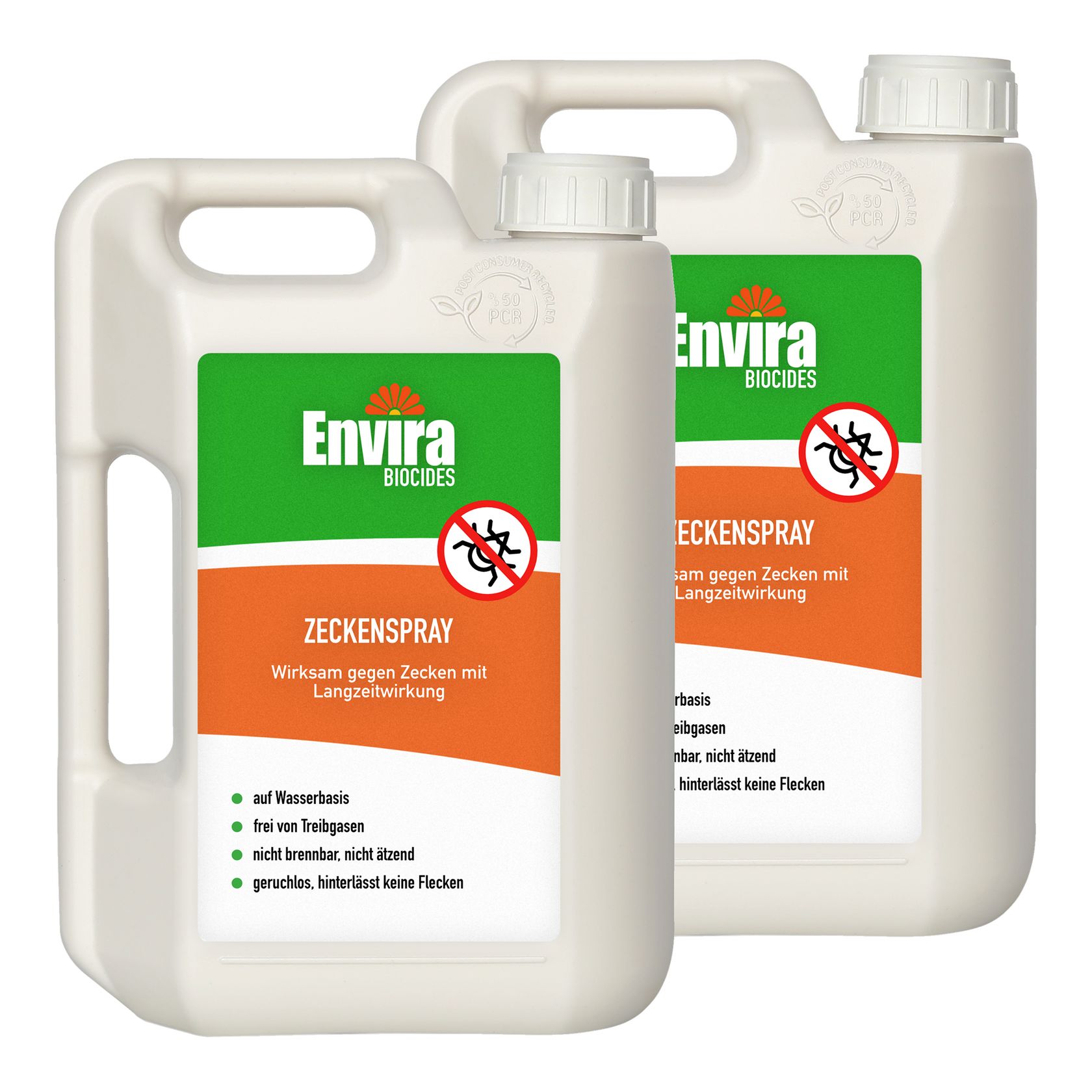 Envira Zeckenspray - Anti-Zecken-Mittel Mit Langzeitwirkung 2x2000 ml ...