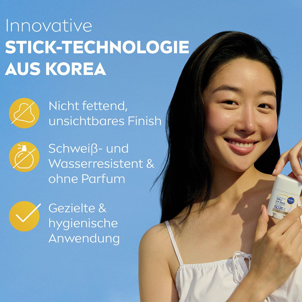 NIVEA SUN 2in1 Primer & Silky UV Stick Routine Set 45 ml - Shop Apotheke