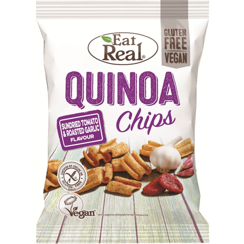 Eat Real Quinoa Chips Tomate Knoblauch glutenfrei 80 g - Shop Apotheke
