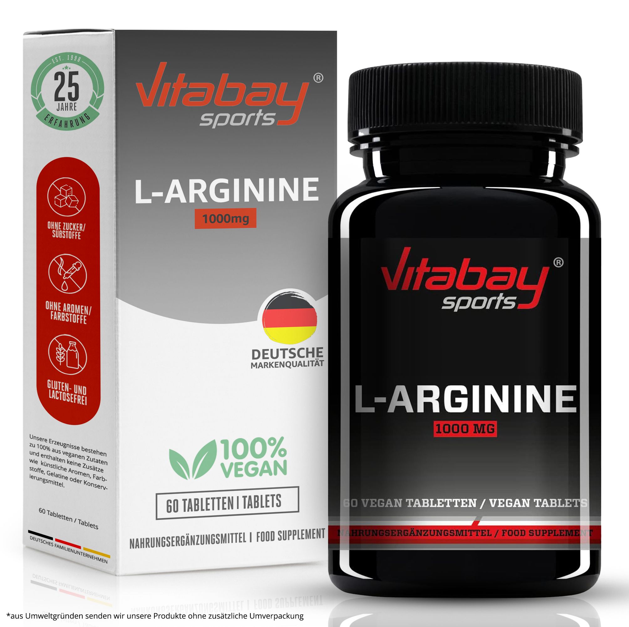 Vitabay L-ARGININ 1000 mg 60 St - SHOP APOTHEKE