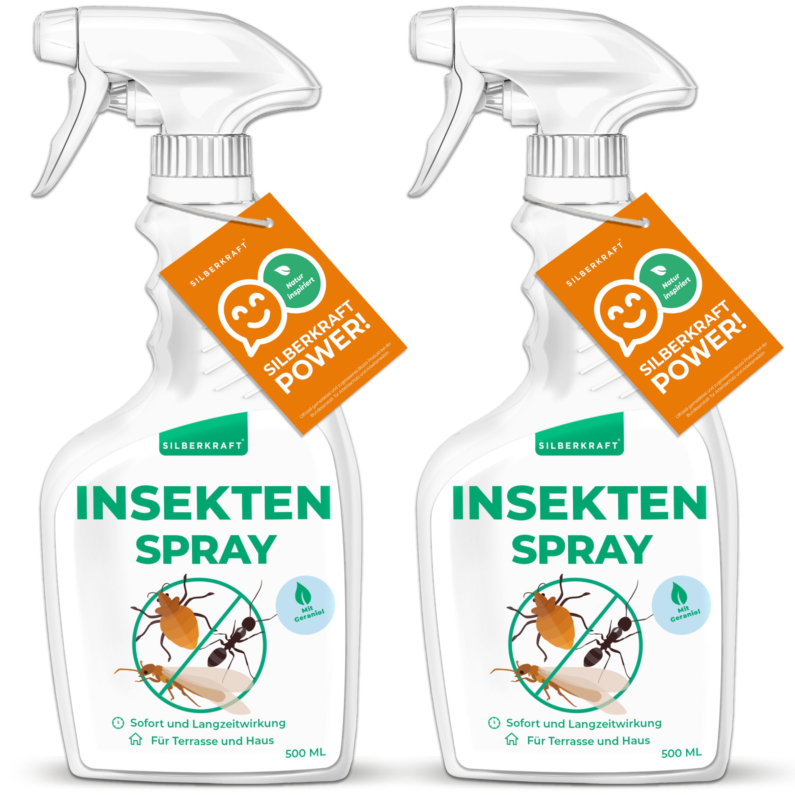 SILBERKRAFT Universal Insektenspray 2x500 ml - Shop Apotheke