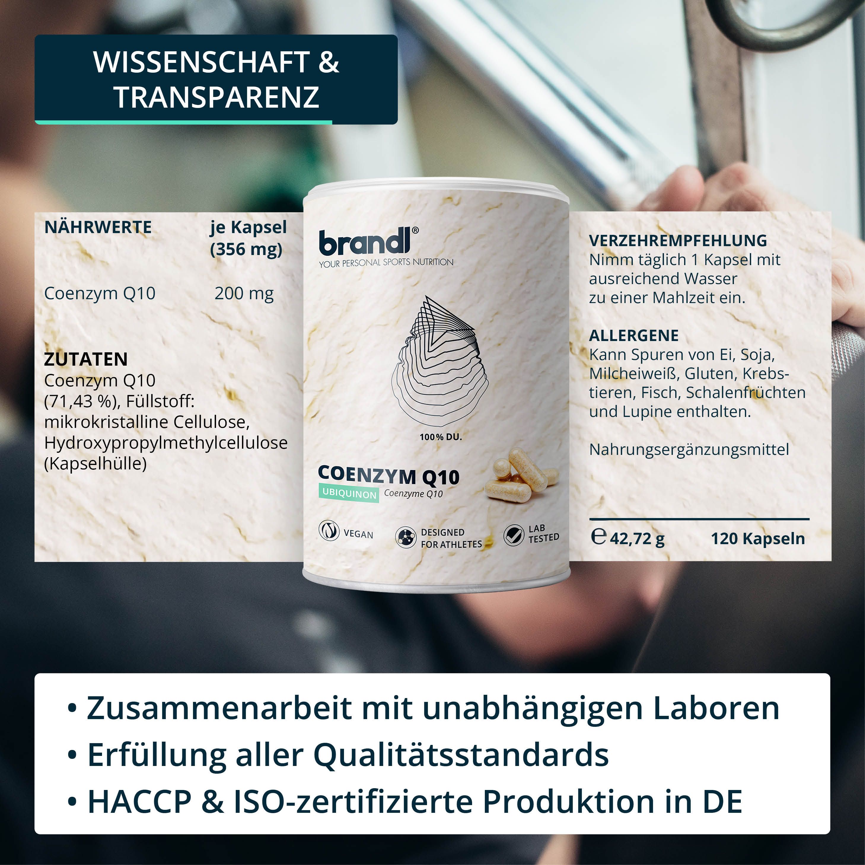 brandl® Coenzym Q10 (Ubiquinon) 120 St - Shop Apotheke