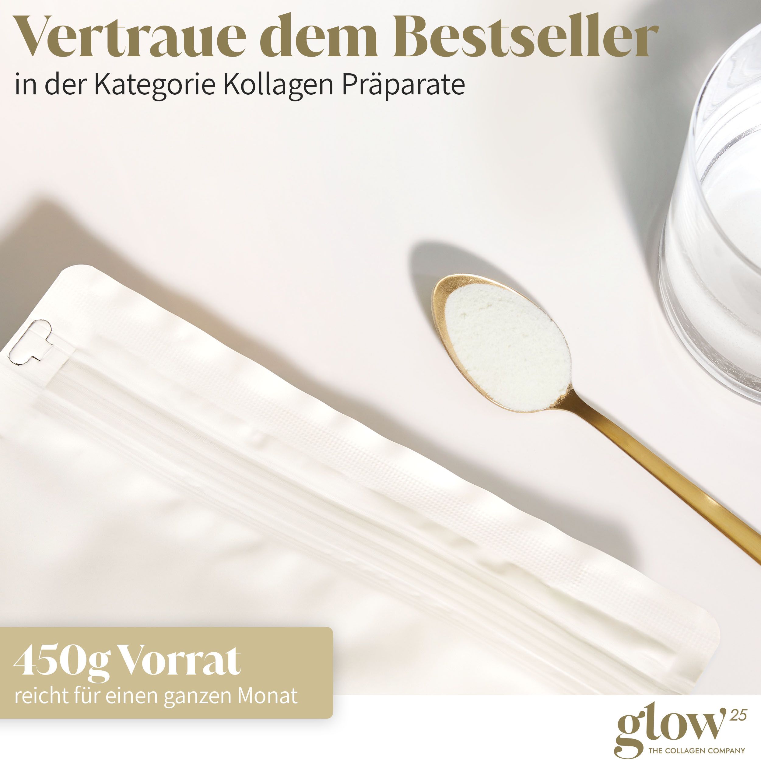 Glow25® Kollagen Pulver - Das Original 450 g - Shop Apotheke