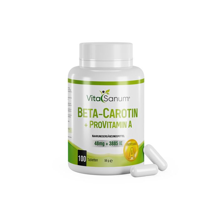 VitaSanum® Beta-Carotin (ProVitamin A 3885 IE) 100 St - Shop Apotheke