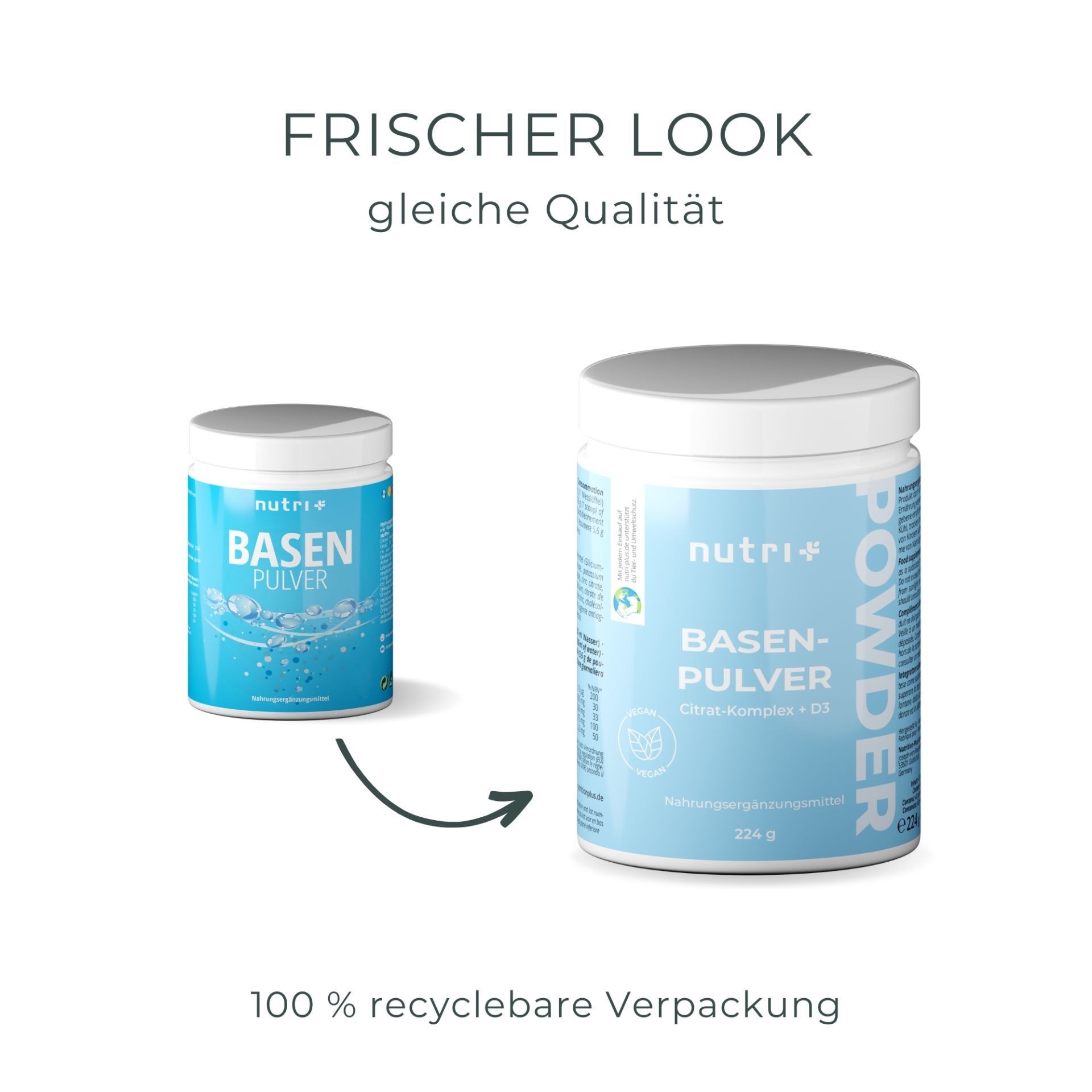 Nutri+ Basenpulver 224 g - Shop Apotheke
