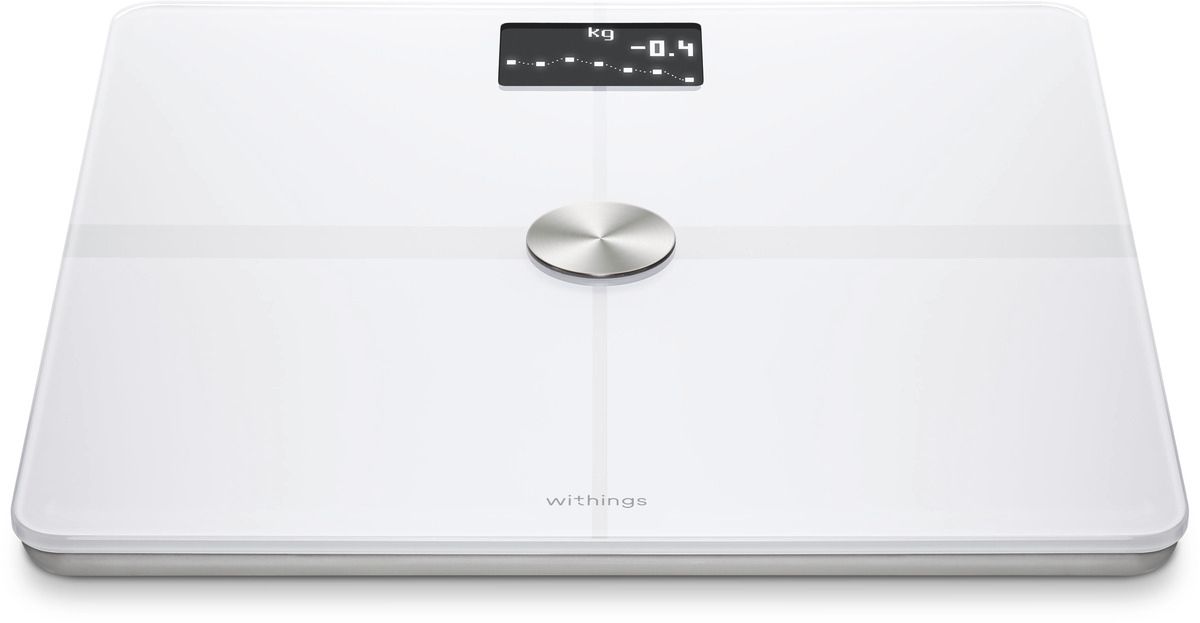Withings Body+ Waage weiß WLAN Bluetooth Akku Gesamtkörperanalyse ...