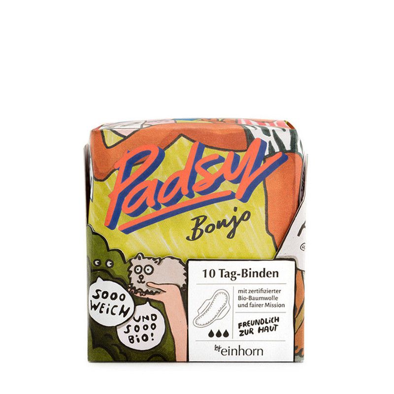 einhorn - Padsy Bonjo Menstruationsbinden 10 St - Shop Apotheke