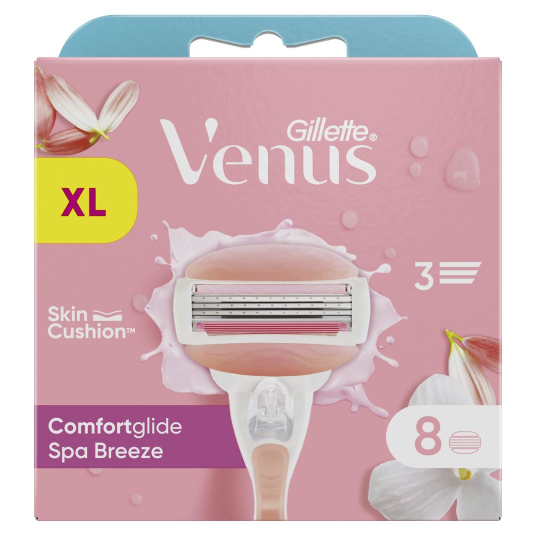 Gillette Venus ComfortGlide Spa Breeze Rasierklingen Pack 8 St - Shop ...