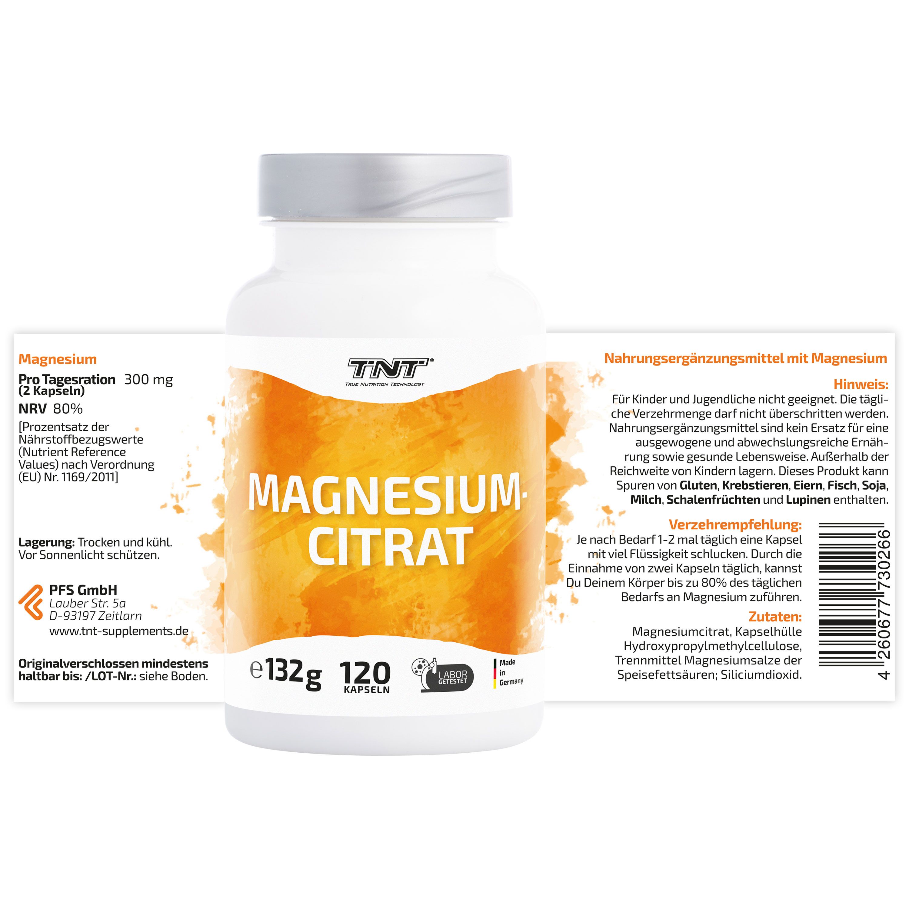 TNT Magnesium Citrat 120 St - Shop Apotheke