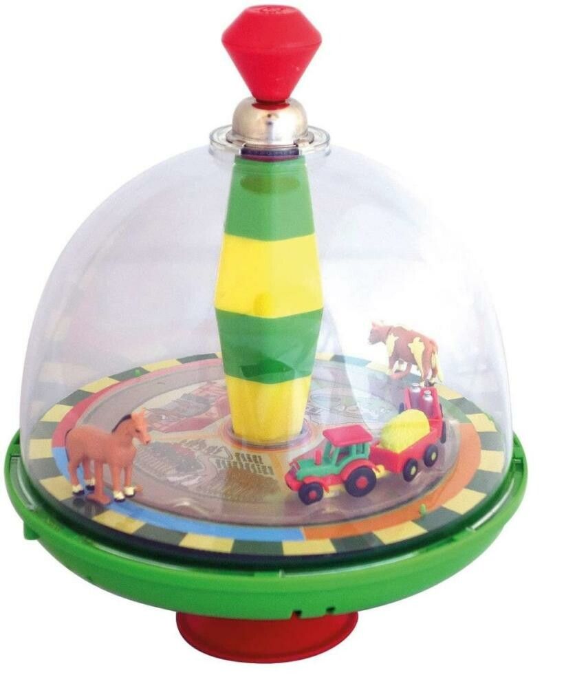 ALLDORO©, Elektronischer Musikkreisel Bauernhof mit Traktor, 68020 1 St ...