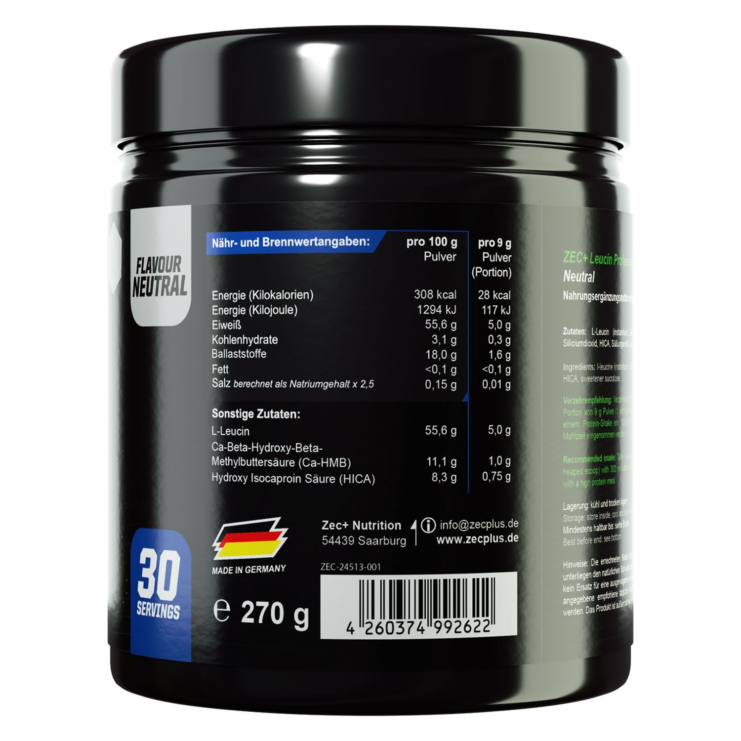 ZEC+ LEUCIN PROFESSIONAL Pulver Neutral 270 g - Shop Apotheke