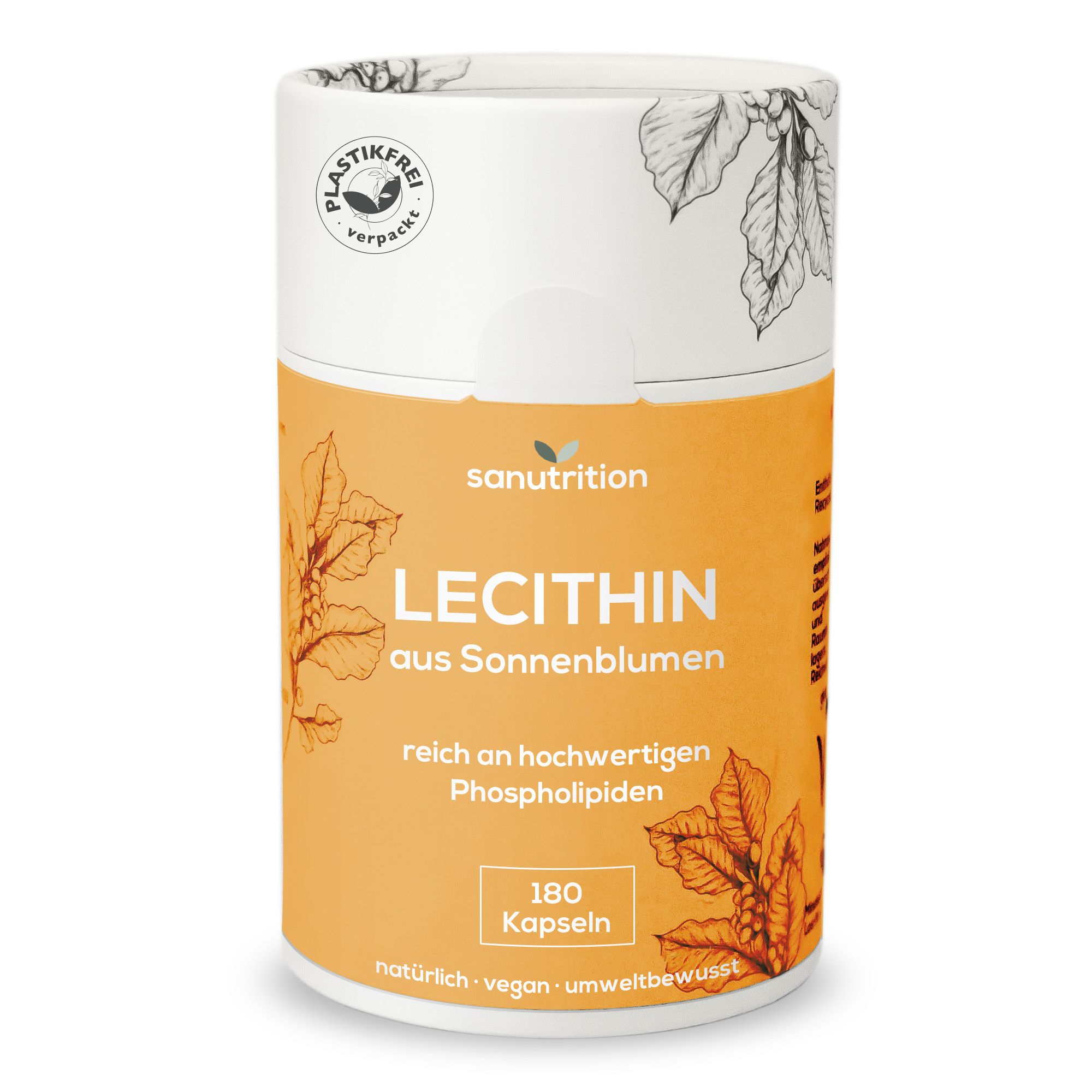 Sanutrition® - Lecithin aus Sonnenblumen 600 mg 180 St - Shop Apotheke