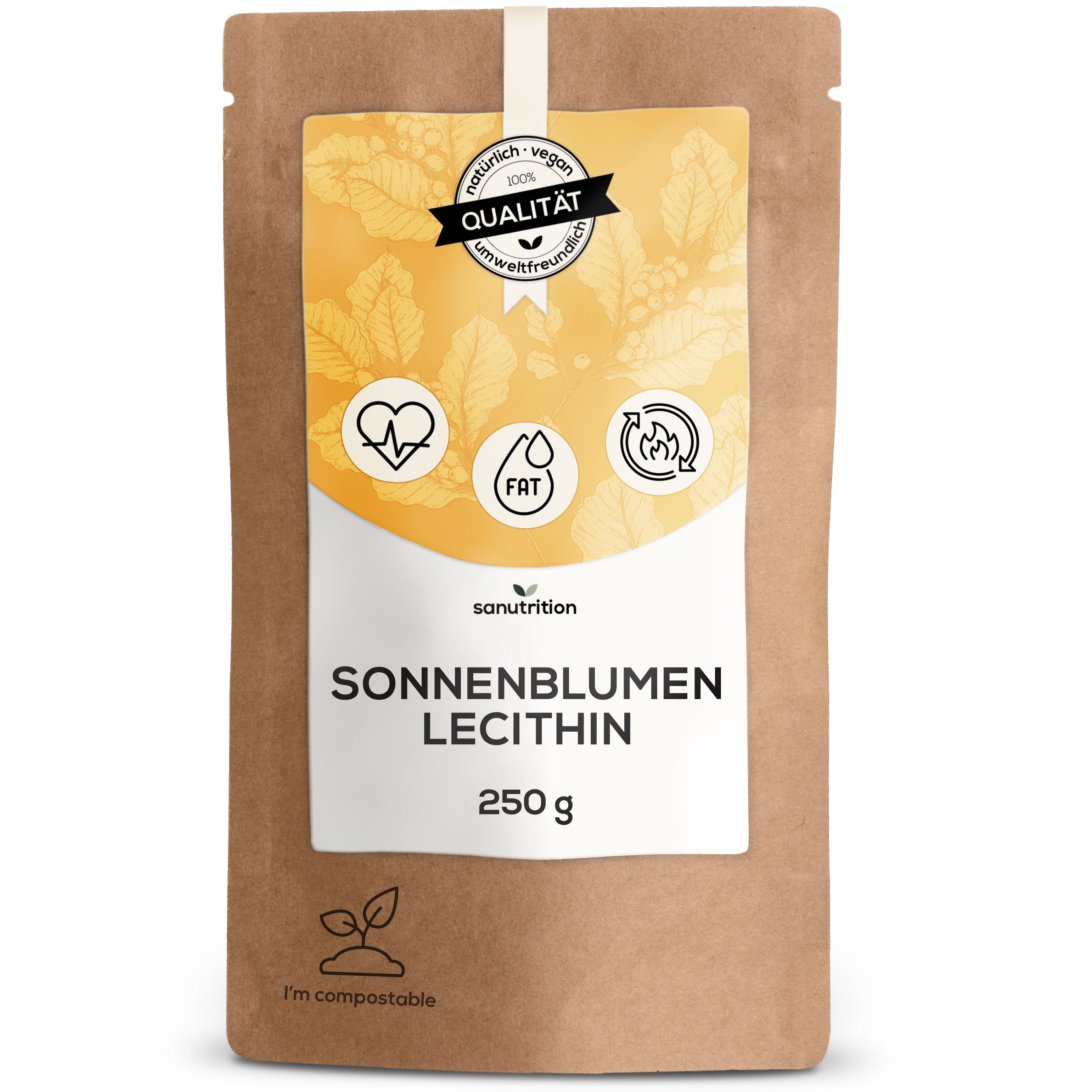 Sanutrition® - Sonnenblumenlecithin 250 g - Shop Apotheke