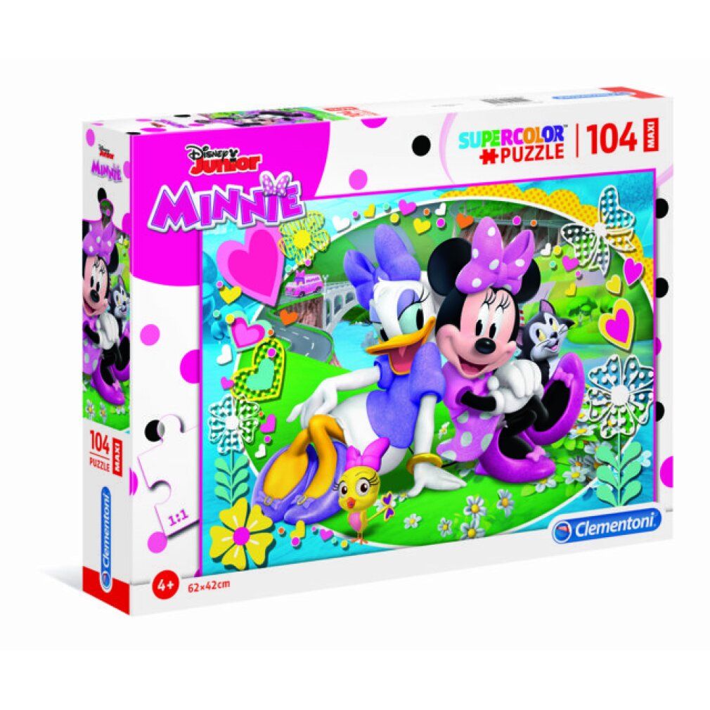 clementoni Puzzle Minnie und Daisy: Auf einem Ausflug maxi 104 Teile 1 ...