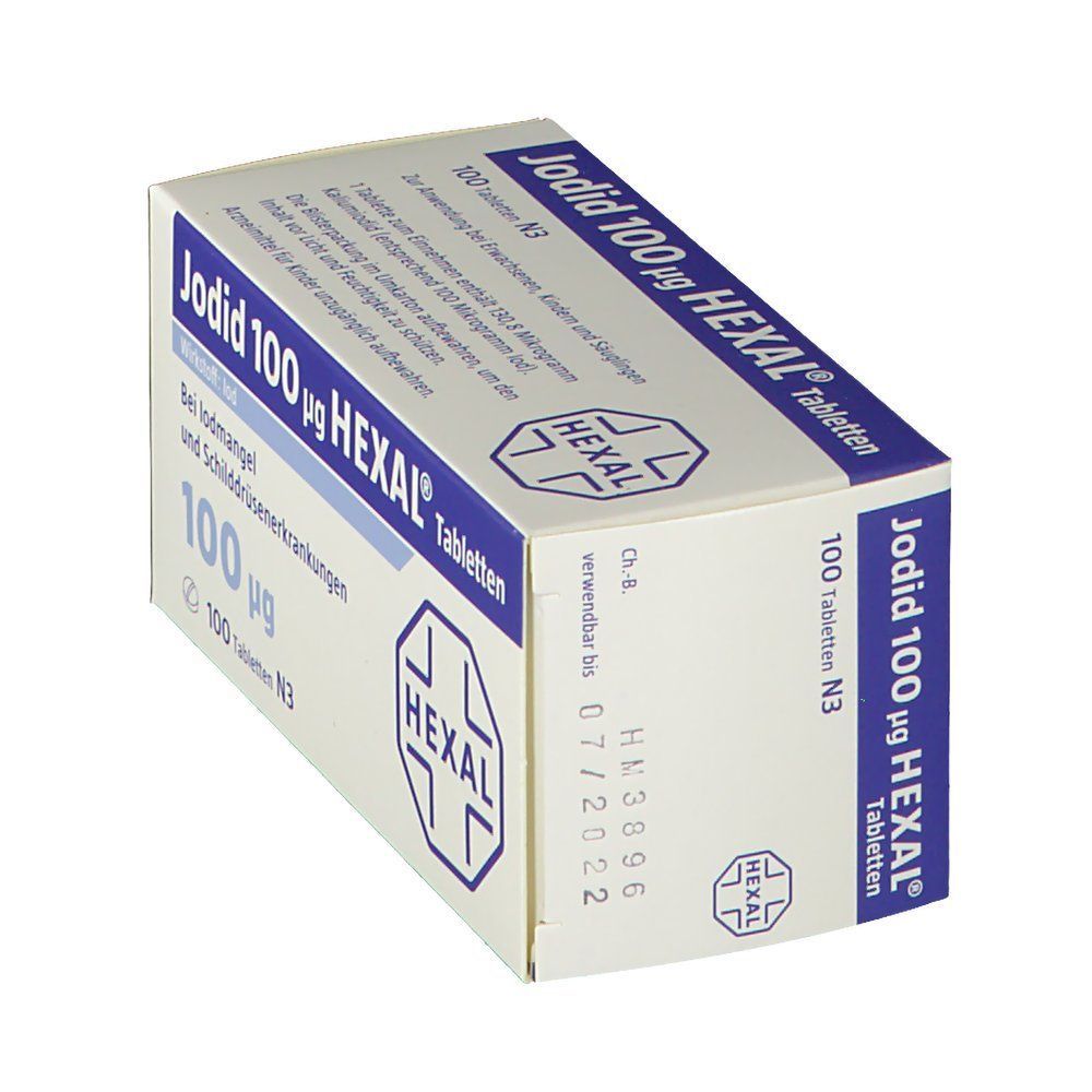 Jodid 100 µg HEXAL® 100 St - Shop Apotheke