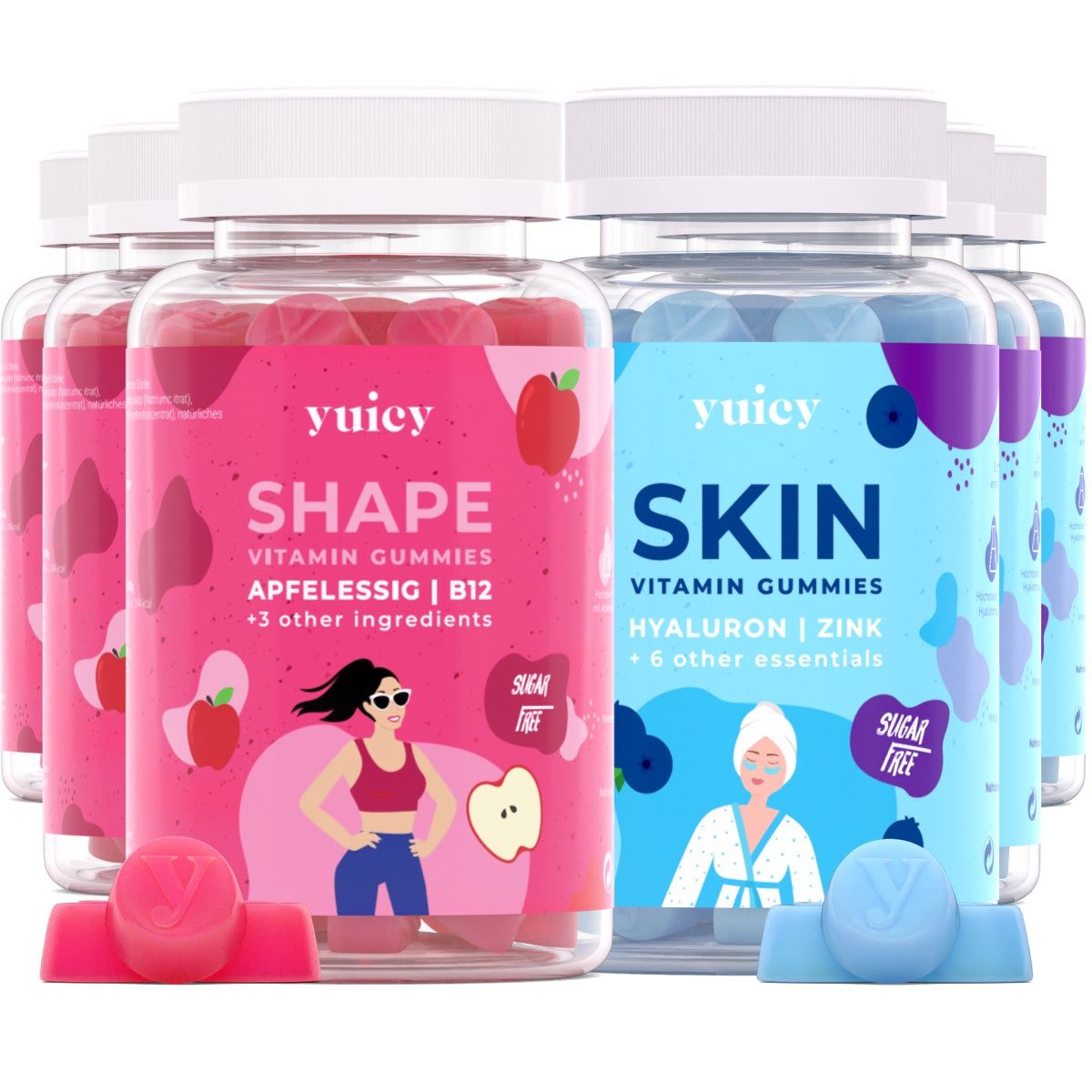 Skin & Shape Vitamin Gummies Duo | yuicy® 360 St - Shop Apotheke