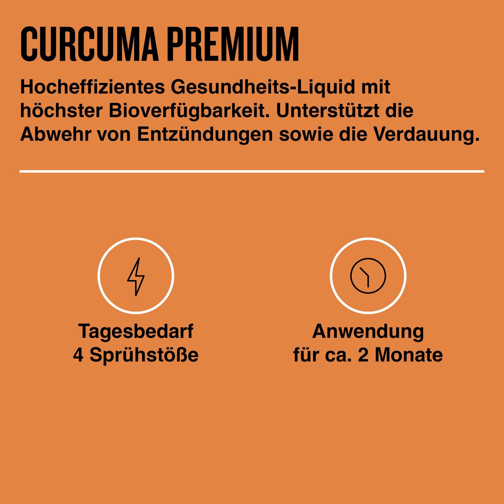 MYRICALS CURCUMA PREMIUM - GOLDEN ELIXIER SPRAY, WASSERLÖSLICH 30 ml ...