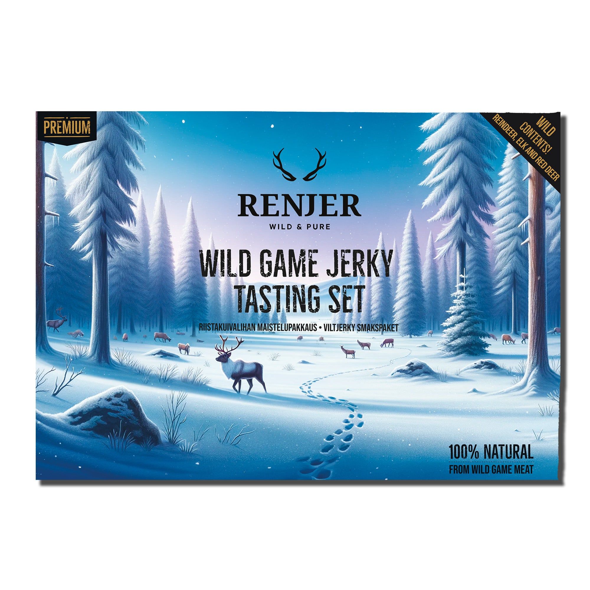 Renjer Wild Game Jerky Tasting Box 5-pack 100 g - Shop Apotheke