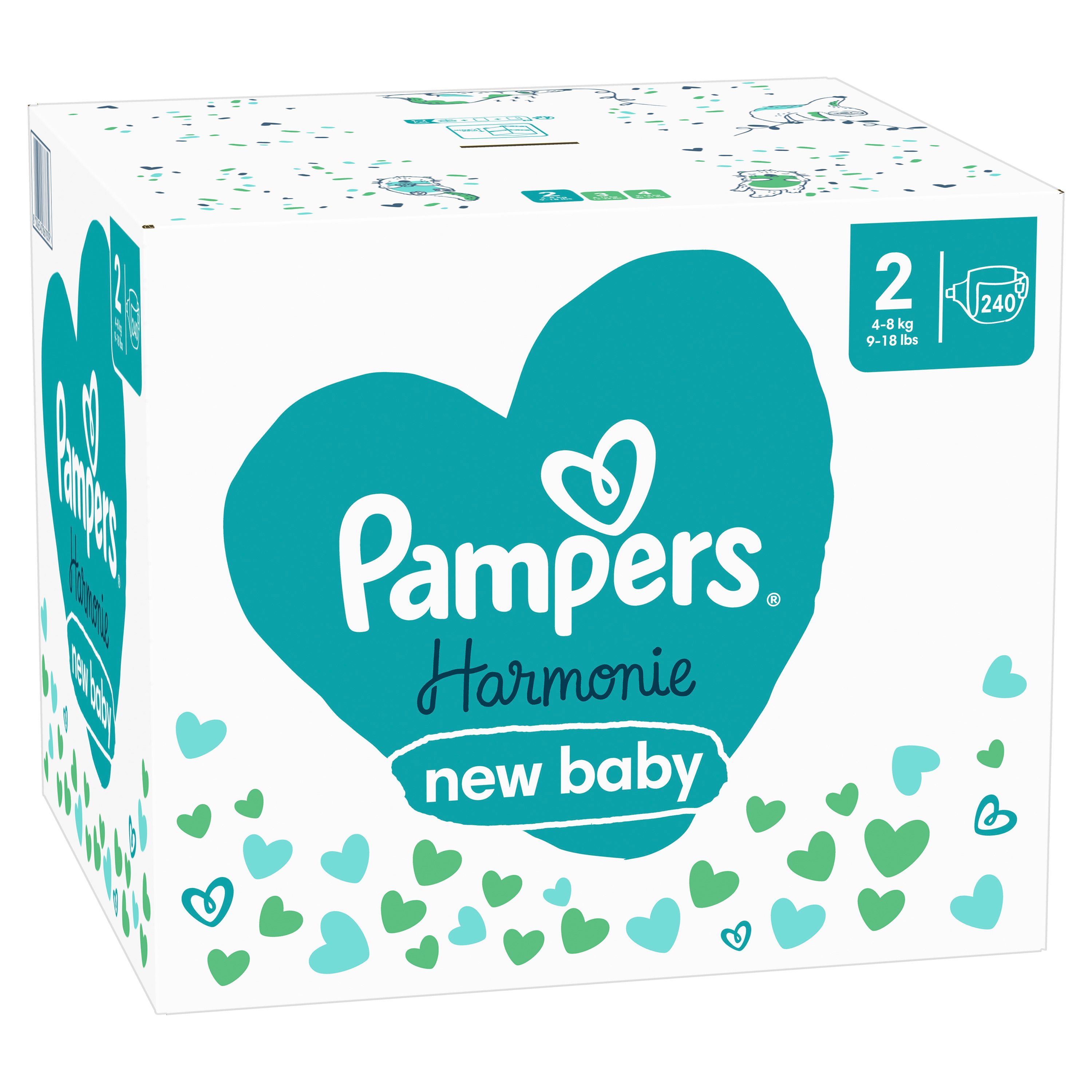 Pampers - Windeln "Harmonie" Gr.2, 4-8kg 240 St - Shop Apotheke
