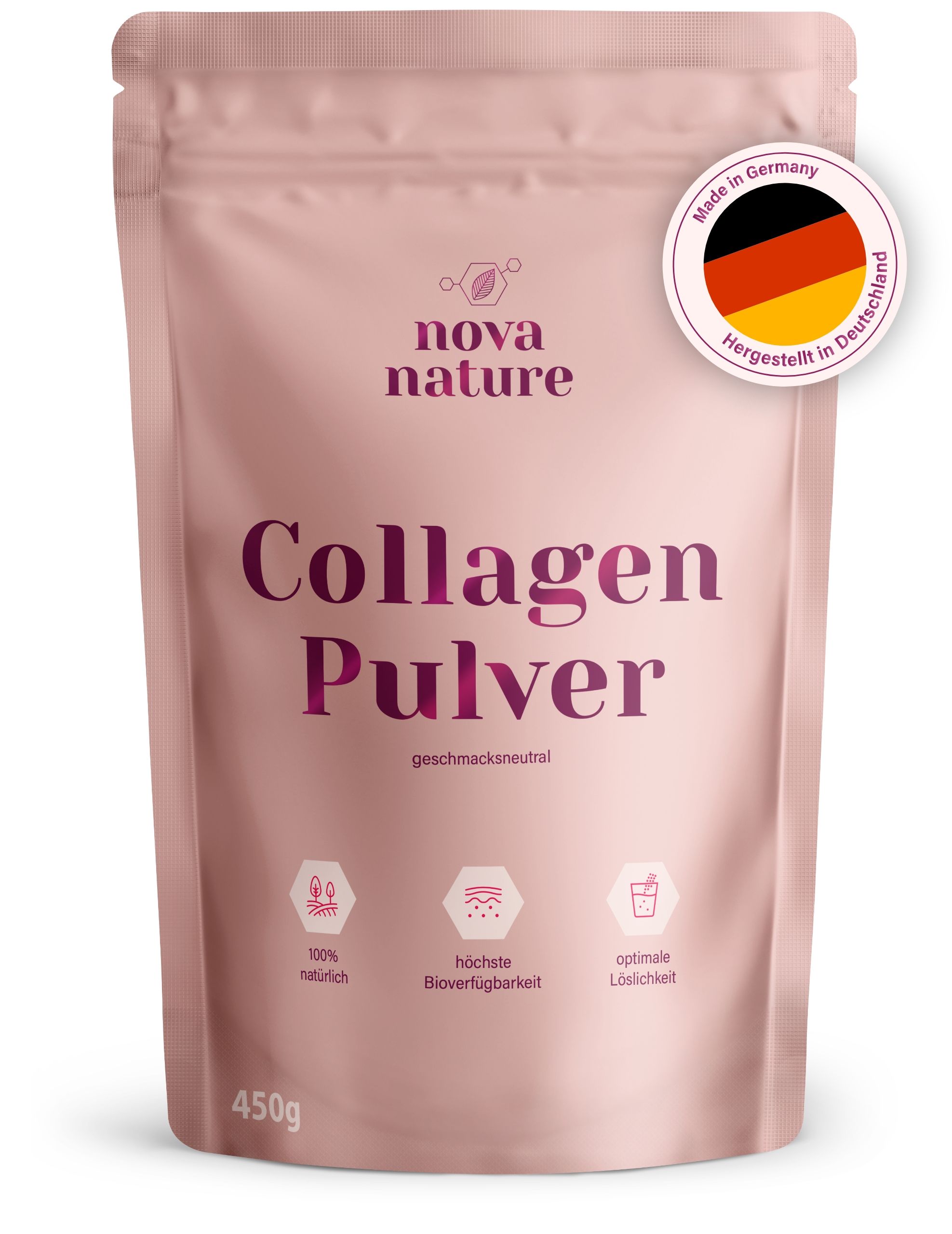 Collagen Pulver geschmacksneutral - von NovaNature® 450 g - SHOP APOTHEKE