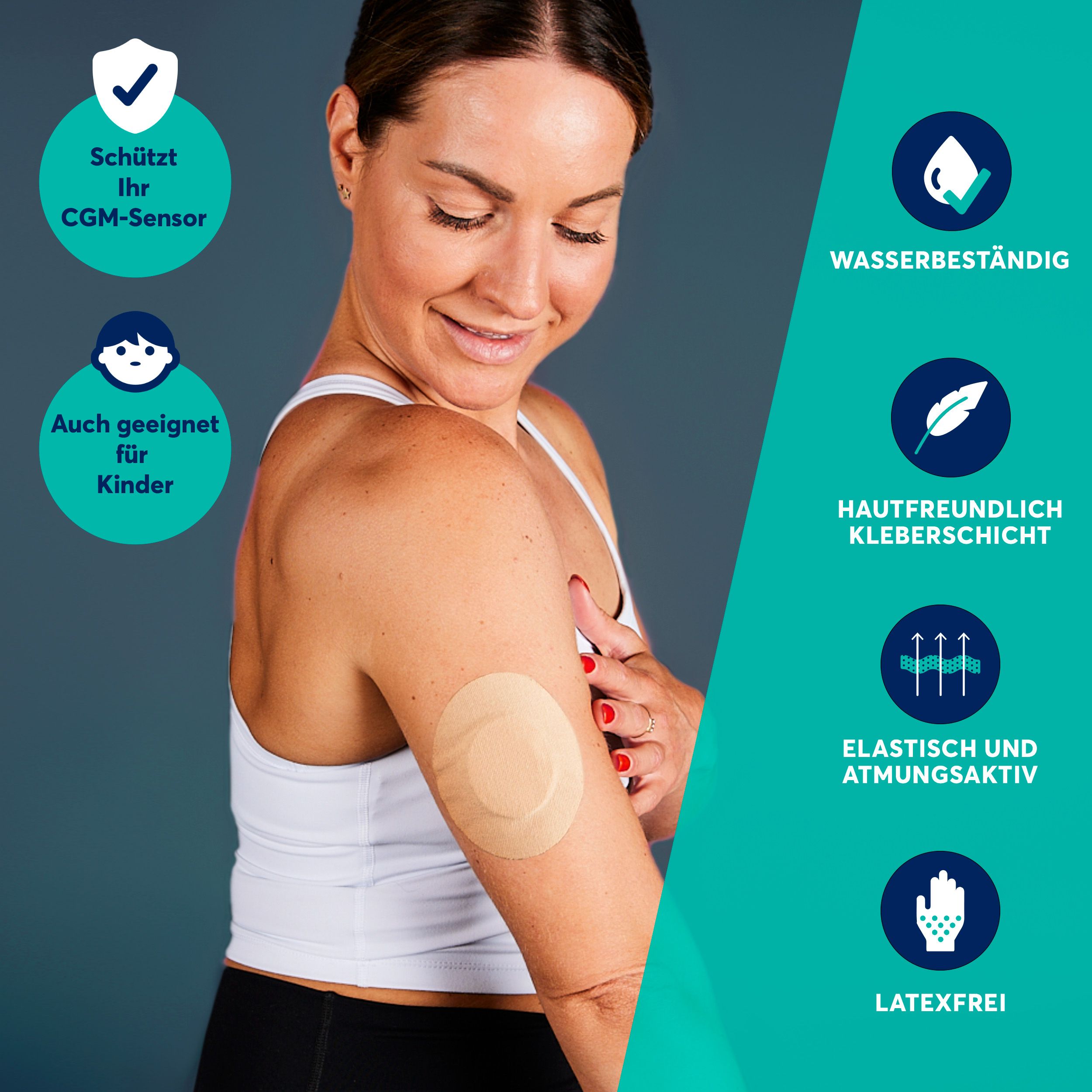 CureTape® - Freestyle libre und Dexcom Sensor Fixierpflaster 20 St ...