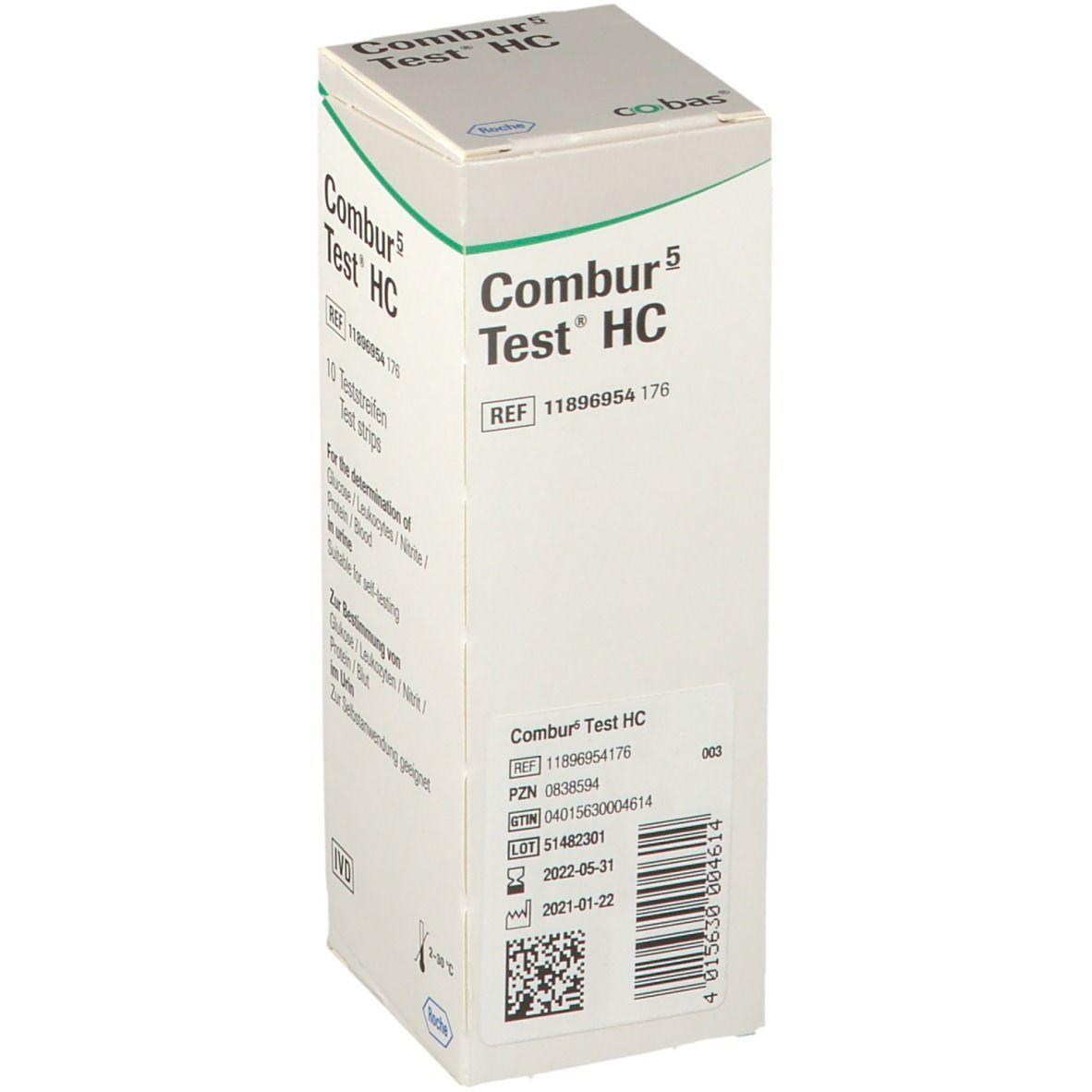 Combur 5 Test® HC Teststreifen 10 St - Shop Apotheke
